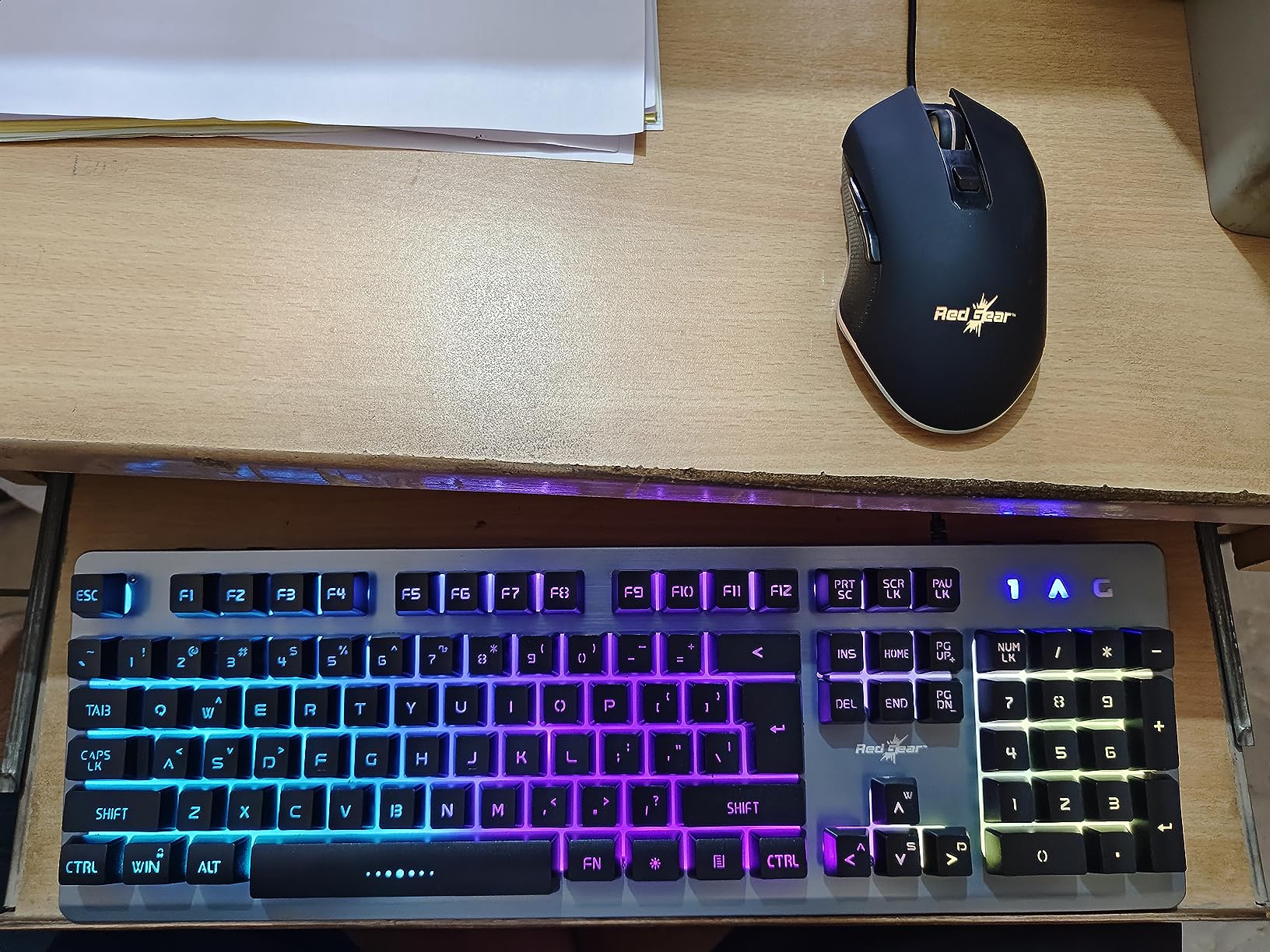 Amazon.in: Buy Redgear GC-100 Keyboard and Mouse Set with 3 Mixed LEDs ...