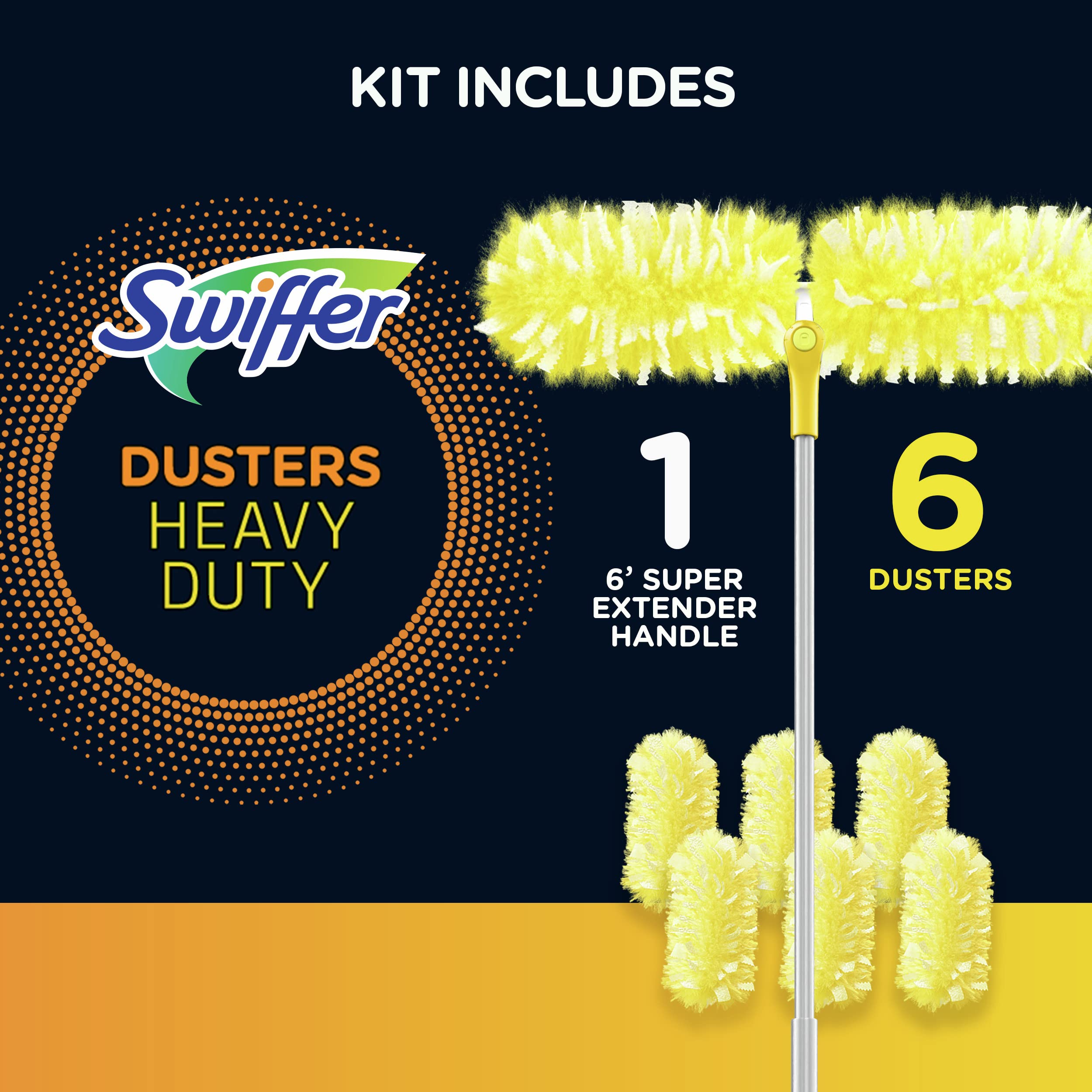 Snapklik.com : Swiffer Ceiling Fan Duster Super Extender Handle Starter Kit