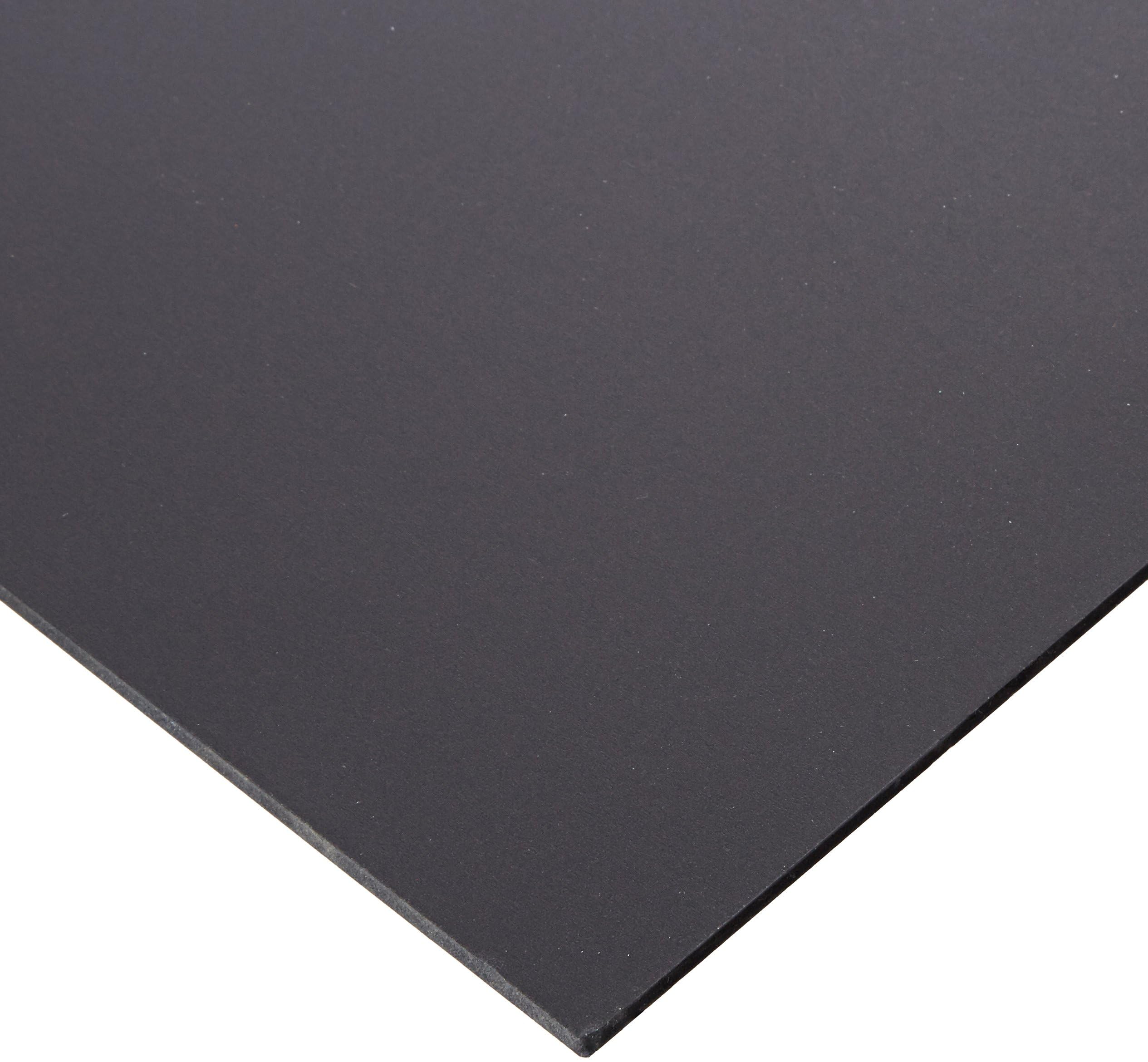 Expanded PVC Sheet 5" x 7" inches 1/2" Thick, Black Printable Rigid ...