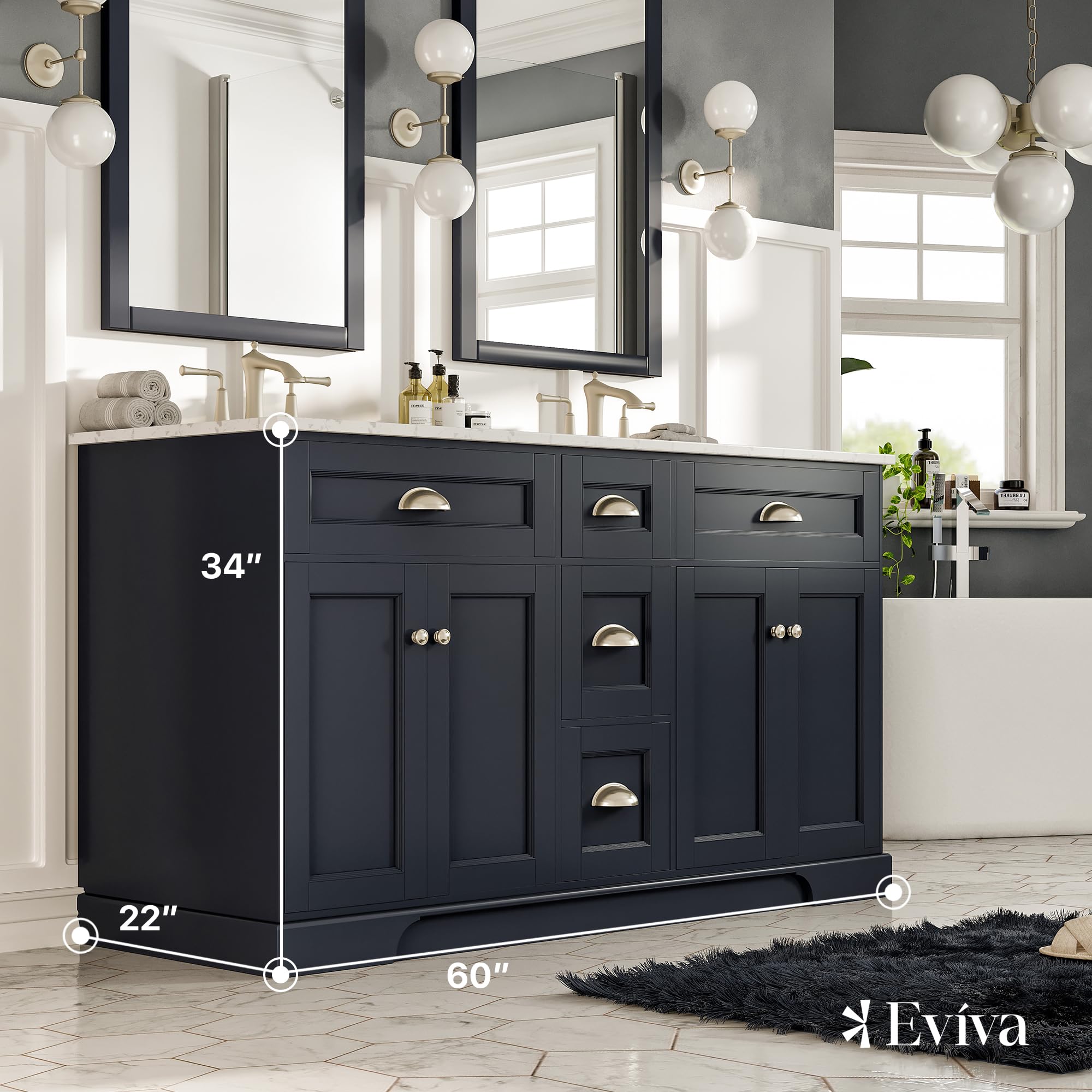 Charcoal Bathroom Vanity