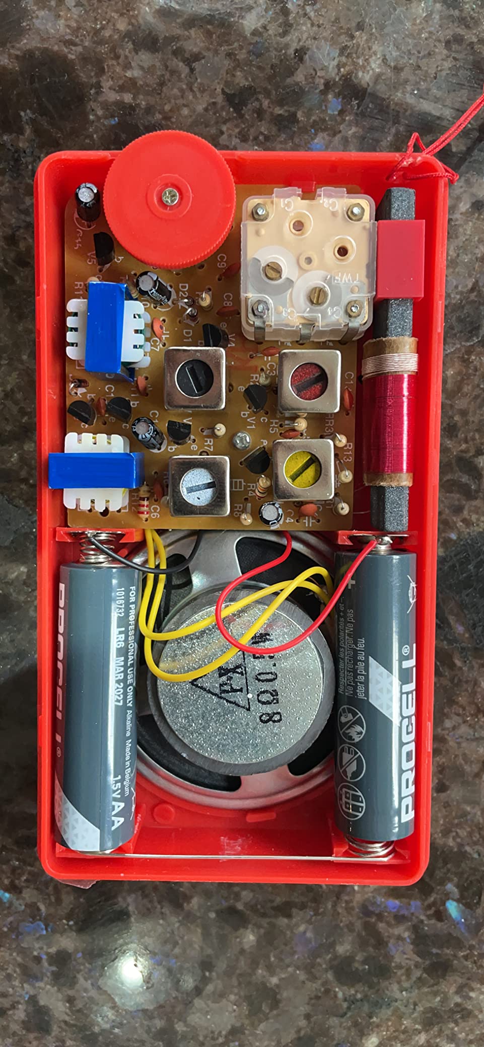 Radio Electronic DIY Kit 7 Tube Radio Electronic Learning Set ...