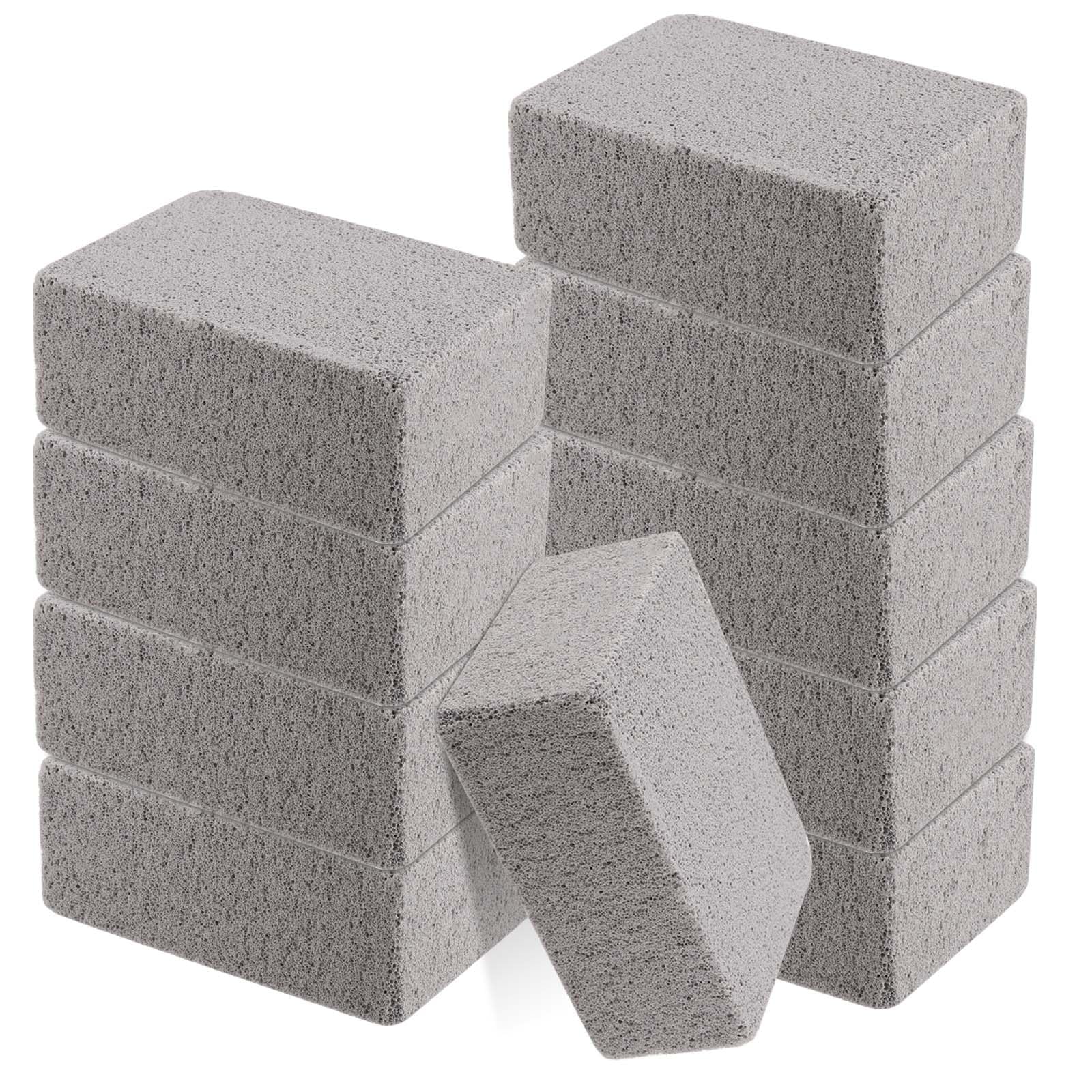 Snapklik.com : 10 Pack Grill Stone Cleaning Brick Block, 3.9x2.8x1.6 ...