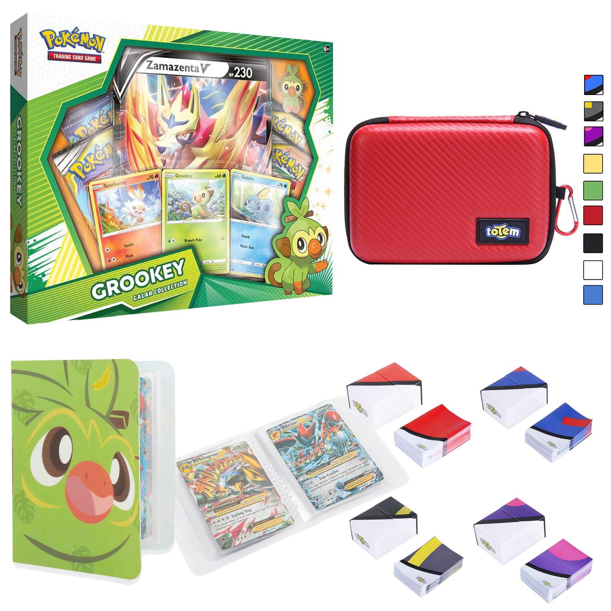 Totem World Galar Collection Box Grookey And Zamazenta V With A Totem ...