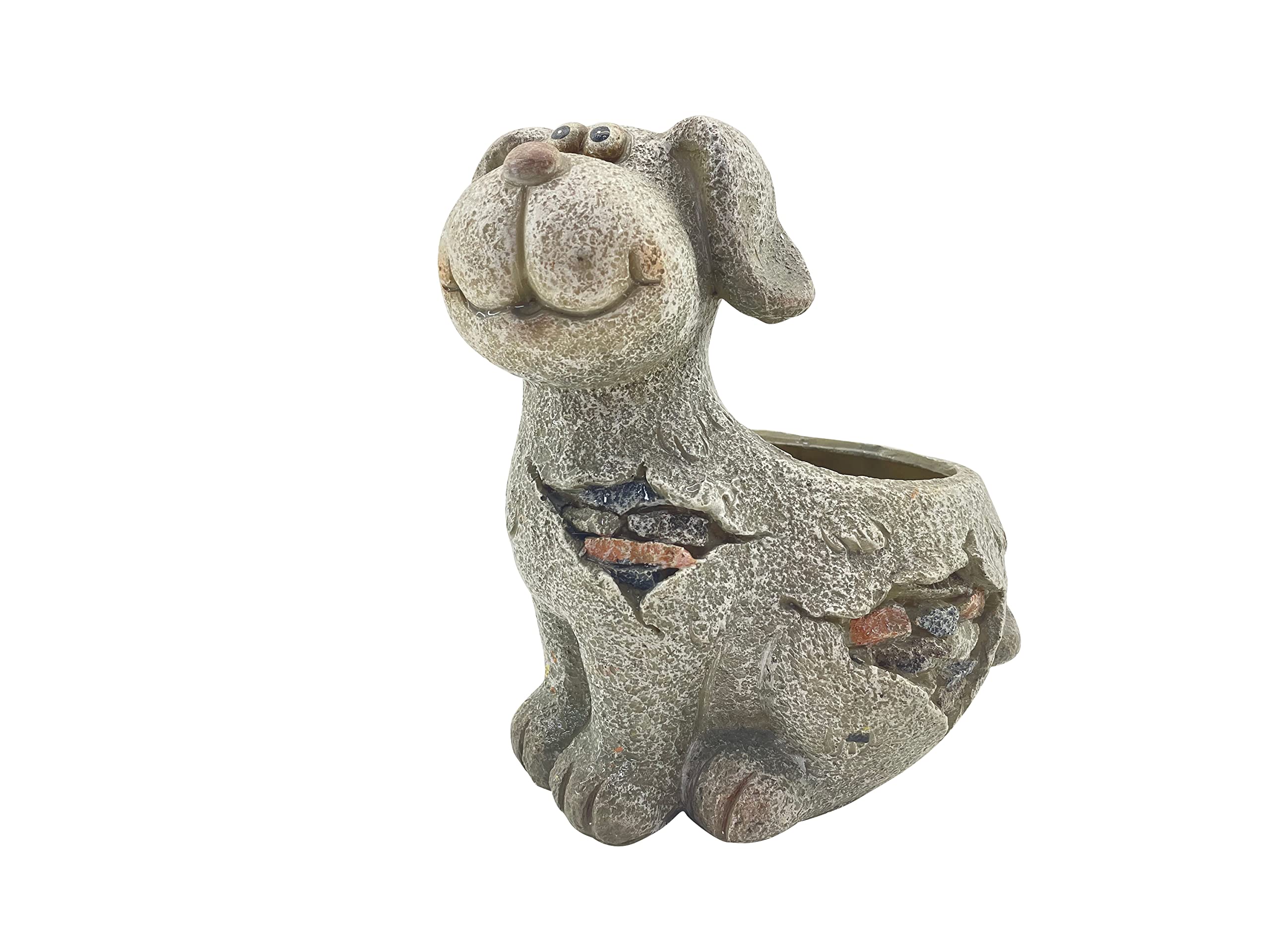 Amazon.com : Red Carpet Studios Case of 4 Flower Pot Garden Gifts Stone ...