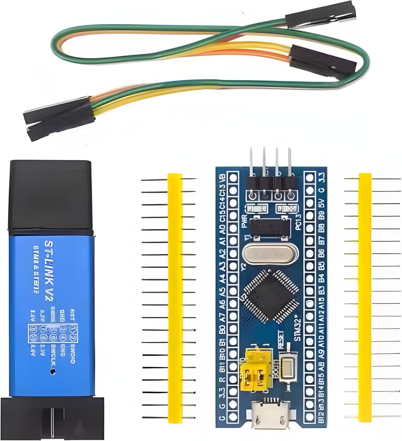 Amazon.com: PAMEENCOS 1set STM32F103C8T6 ARM STM32 Minimum System Development Board Module + ST ...