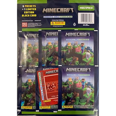 Panini Minecraft Wonderful World Sticker Collection - Multipack ...