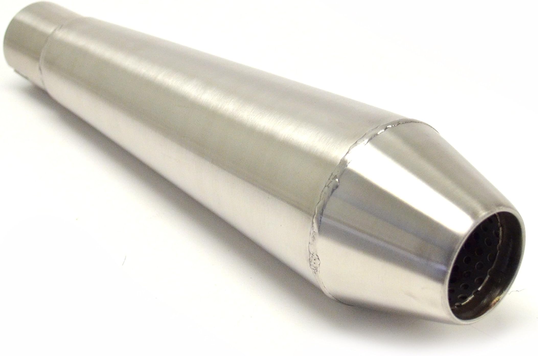 Amazon.com: 12" Stainless Steel Performance Motorcycle Muffler Reverse ...