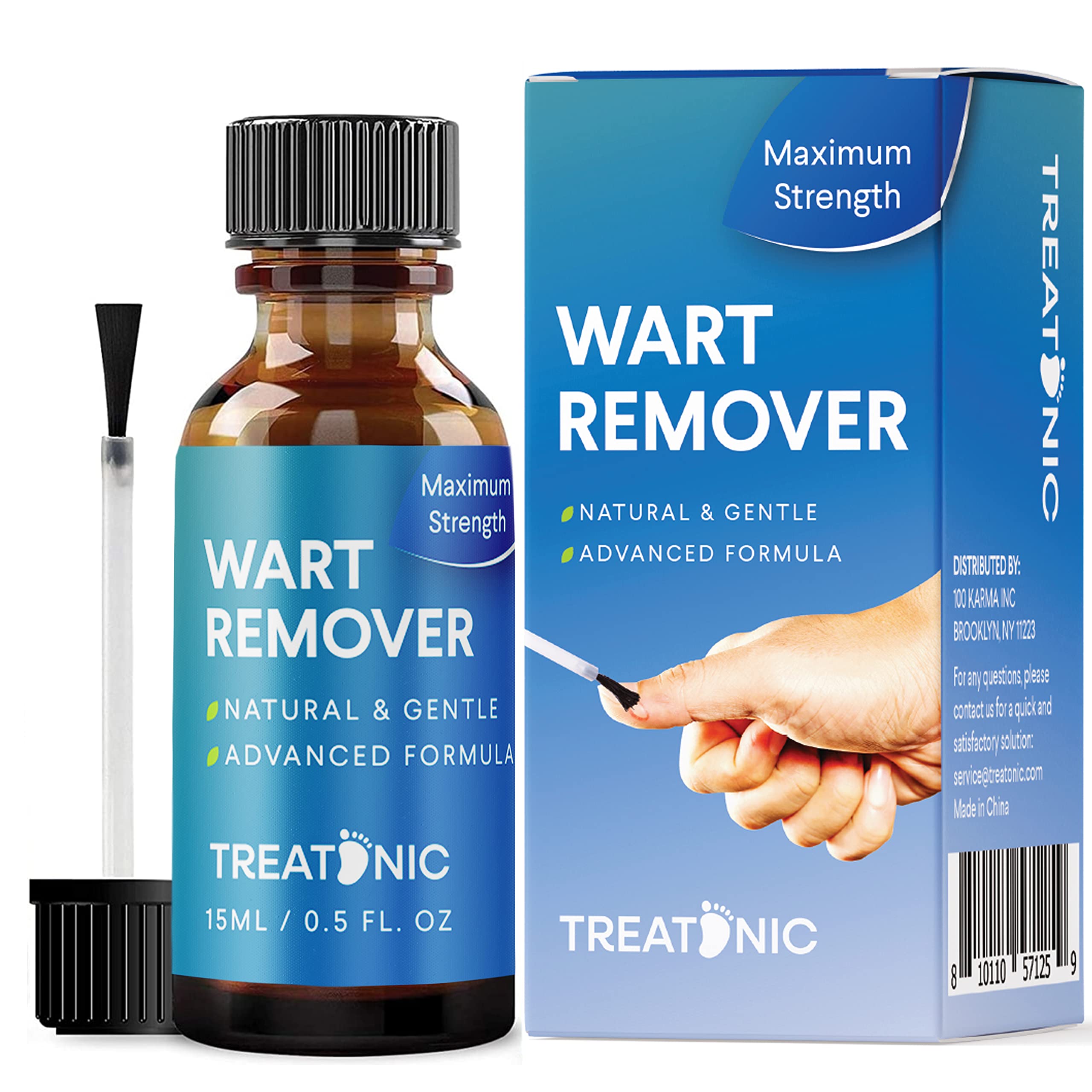 Wart Remover Liquid With 14 Salicylic Acid Effective Wart Removal ...