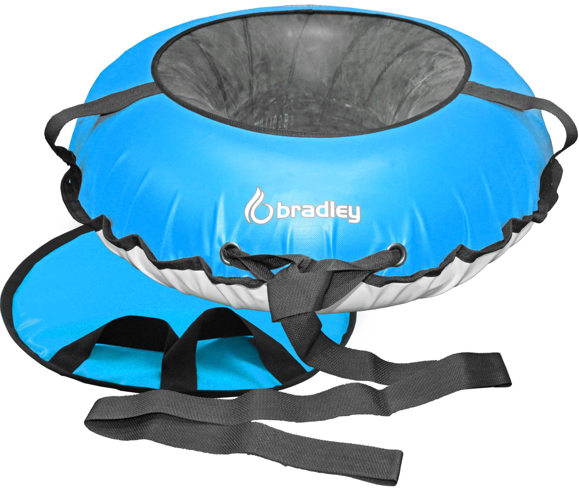Snapklik.com : Deluxe Towable Snow Tube Sled And Heavy Duty Cover