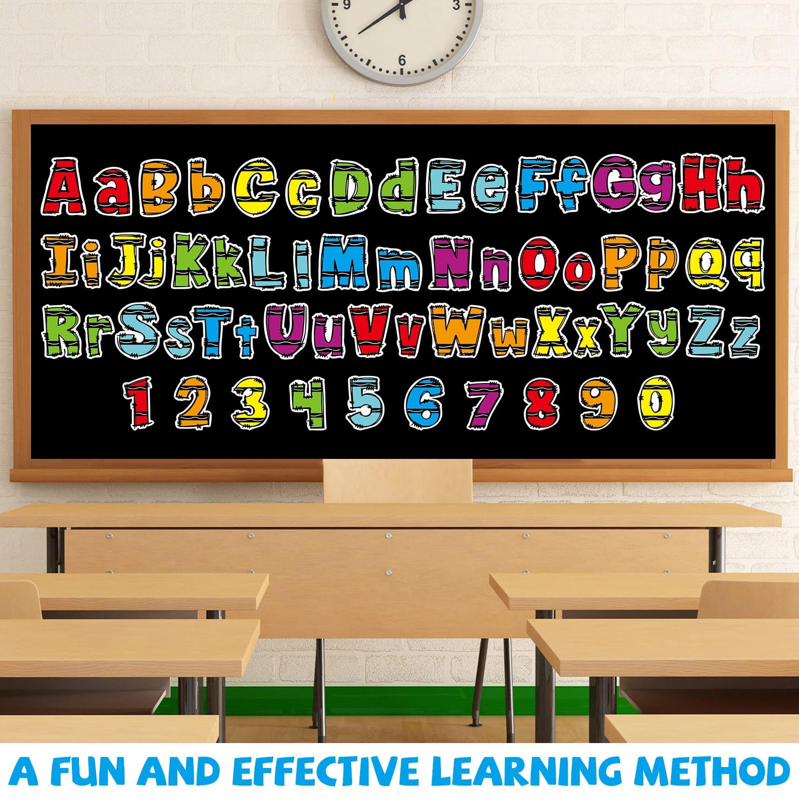 Snapklik.com : 260PCS Crayon Bulletin Board Letters For Classroom 4 ...