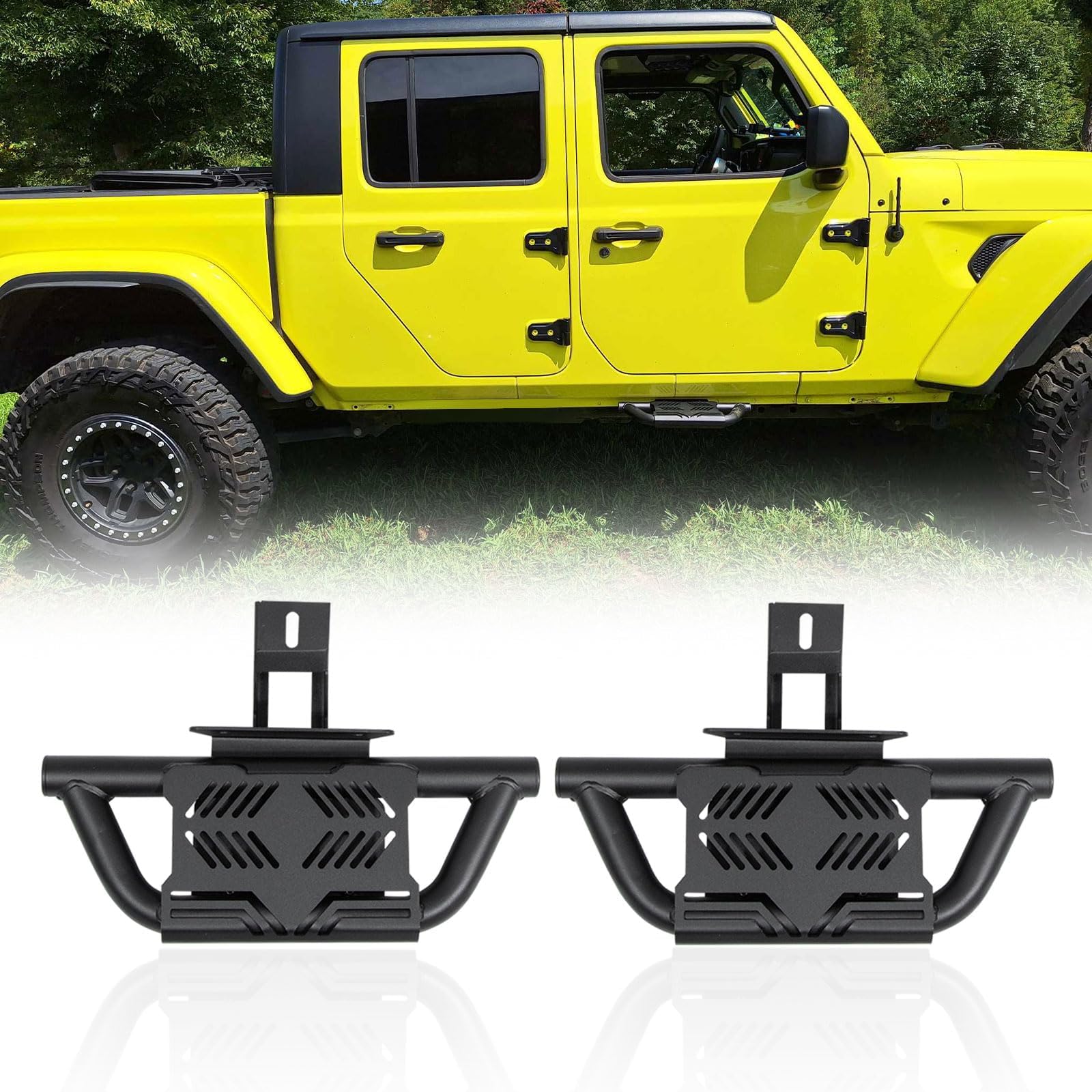 Amazon.com: Trumgeta 2X EZ-Side-Steps Fit for 2019-2025 Jeep Gladiator ...