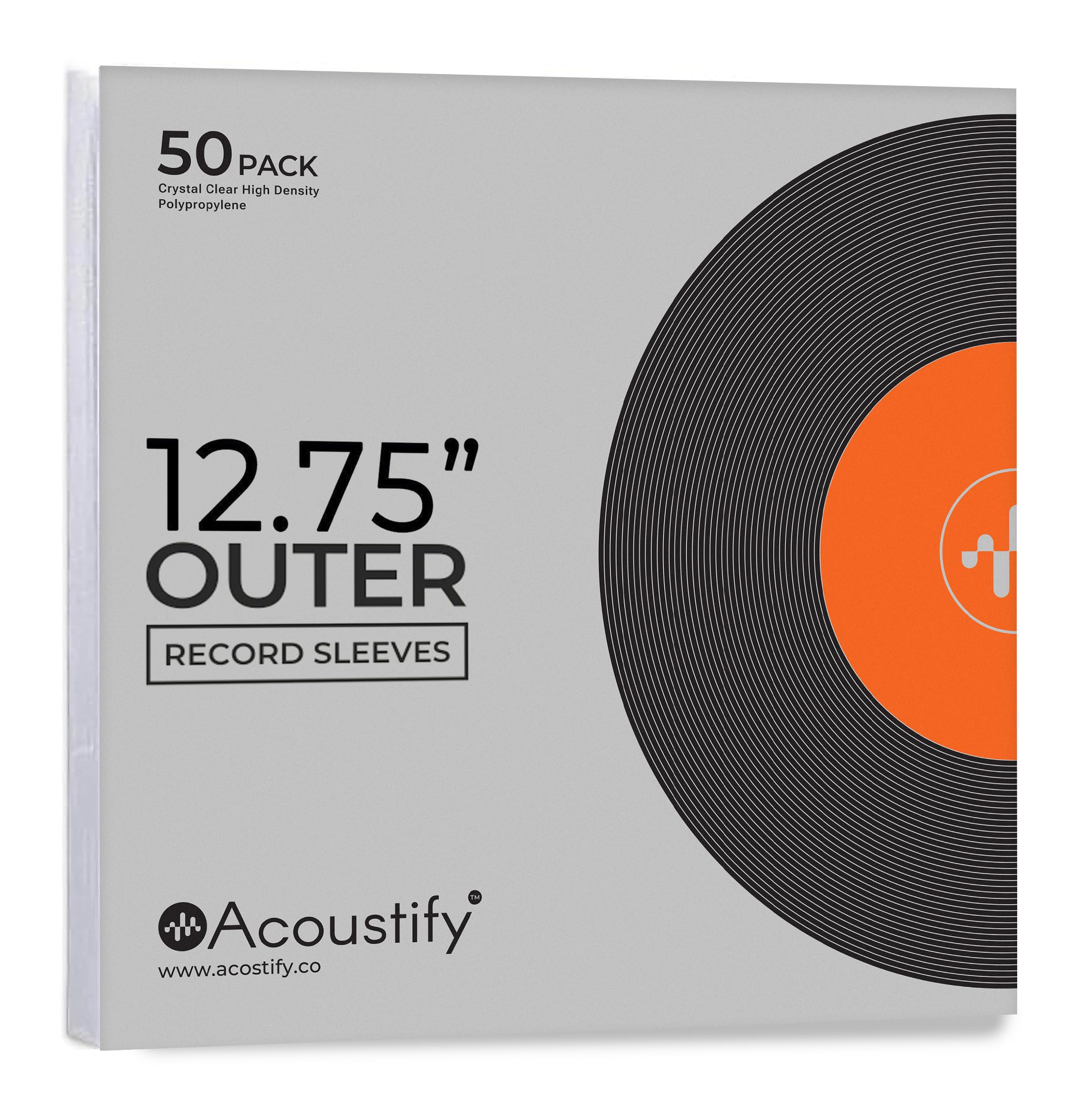 Amazon.com: Acoustify Premium Acid-Free Anti-Static Vinyl Record Outer Sleeves - 50-Pack ...