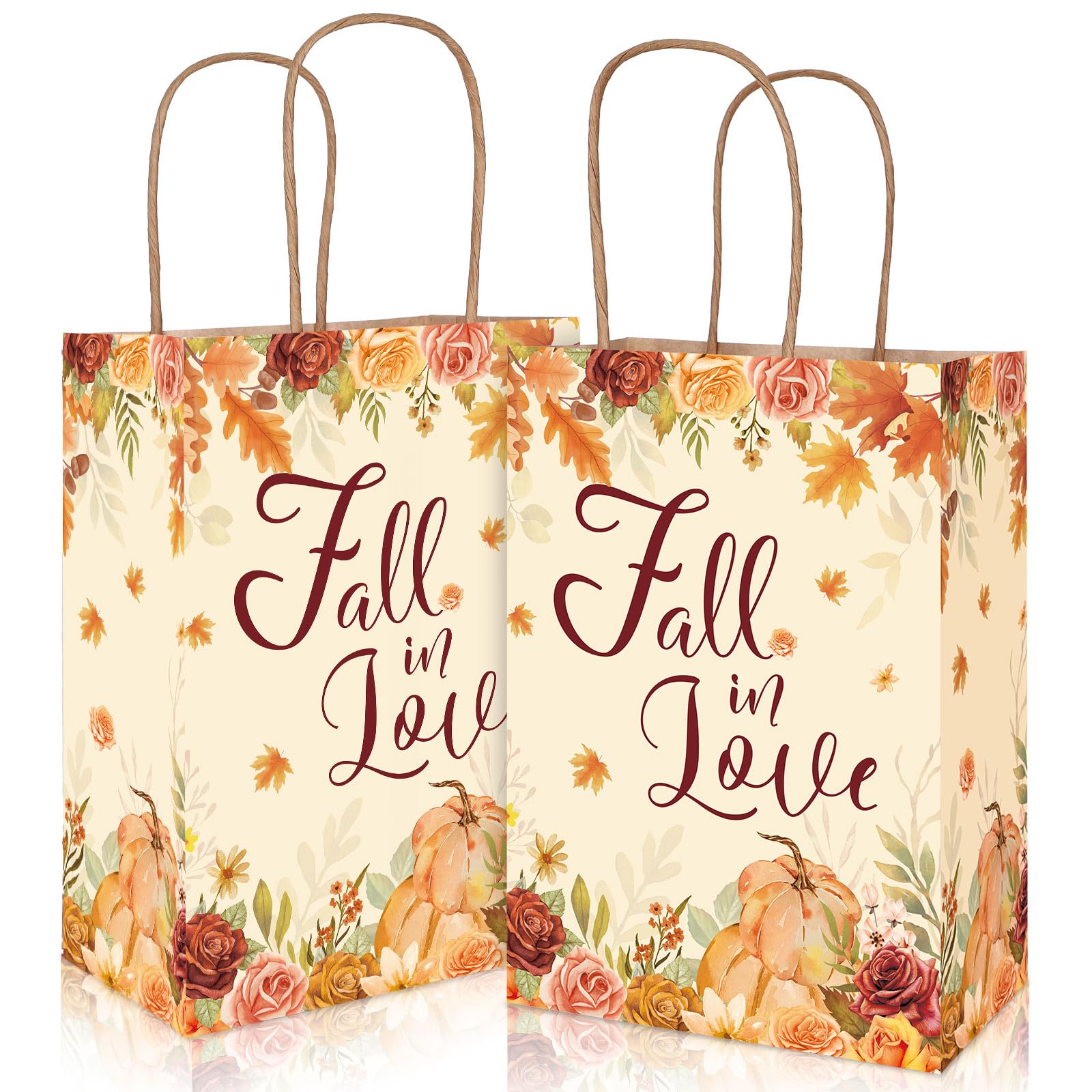 Amazon.com: JarThenaAMCS 24Pcs Fall in Love Gift Bags with Handles ...