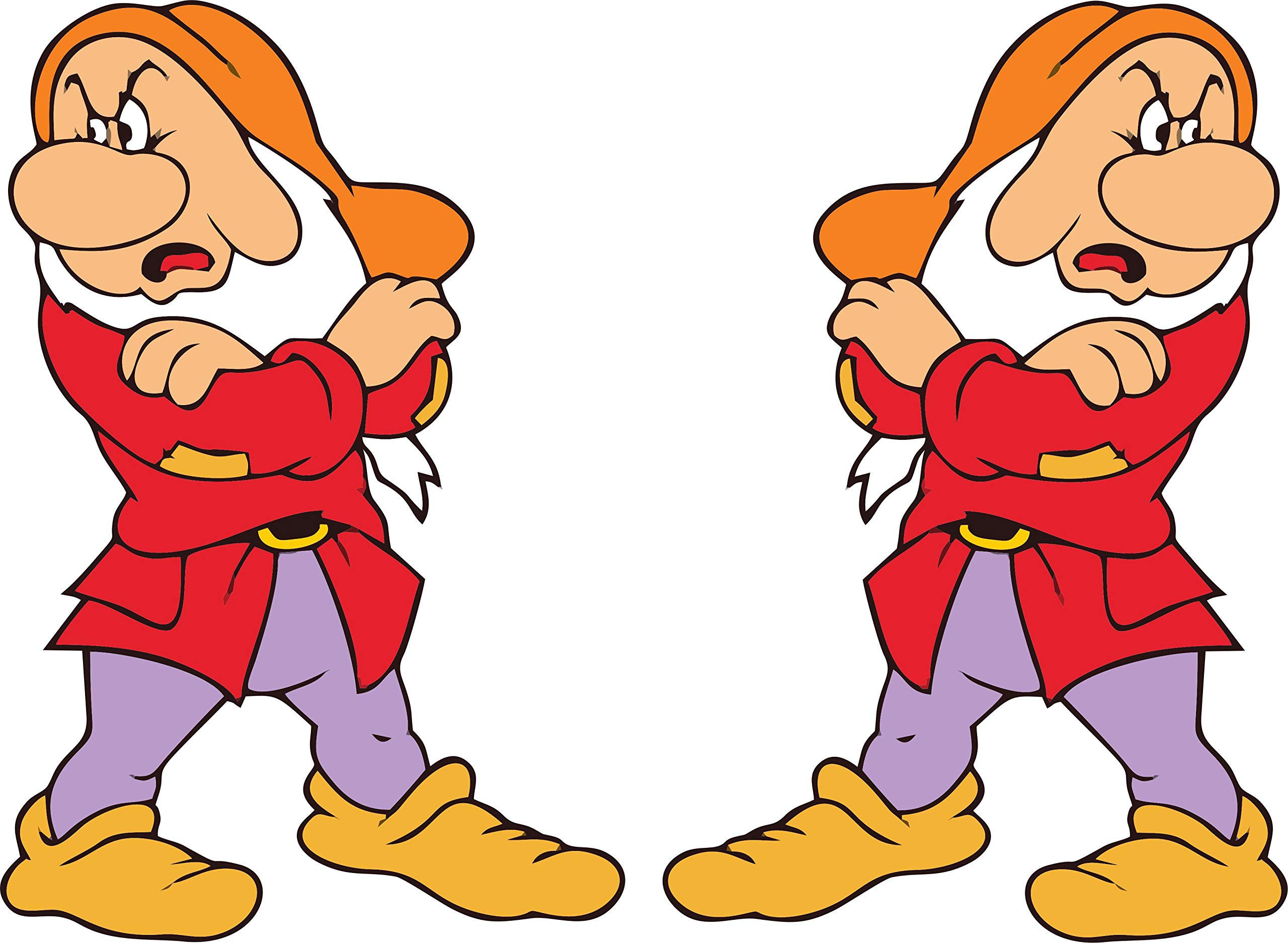 Grumpy Seven Dwarfs Cartoon