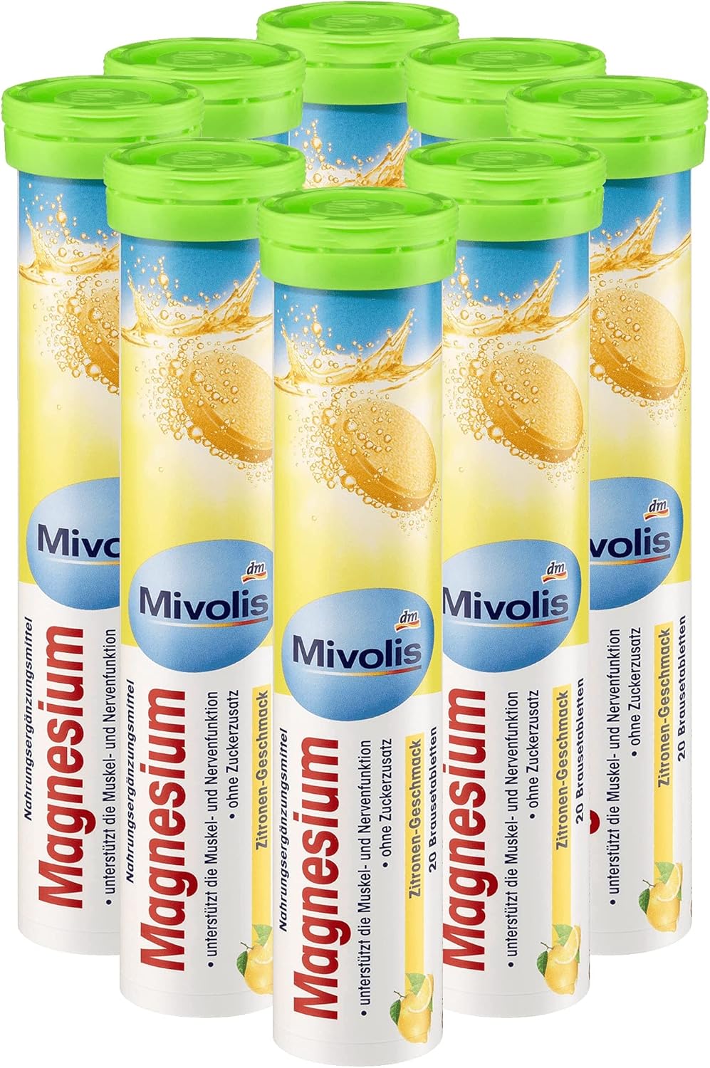 Amazon.com: Mivolis Magnesium effervescent Tablets - Dietary ...