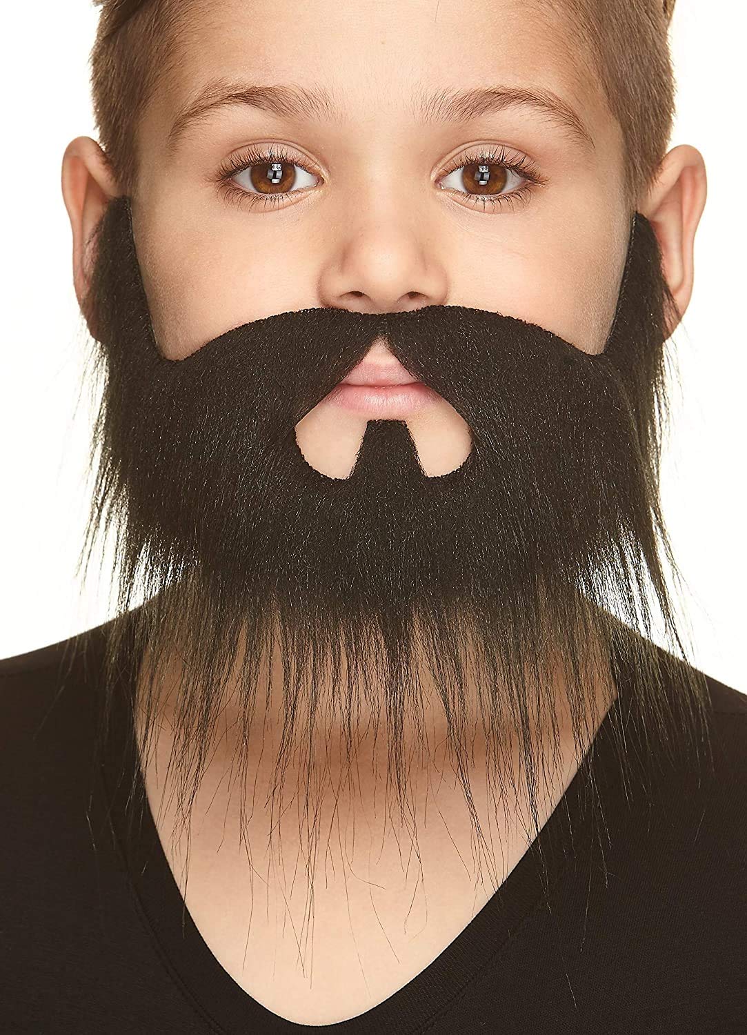 Blonde Handlebar Mustache Self Adhesive Fake Eyebrows Costume Mustache ...