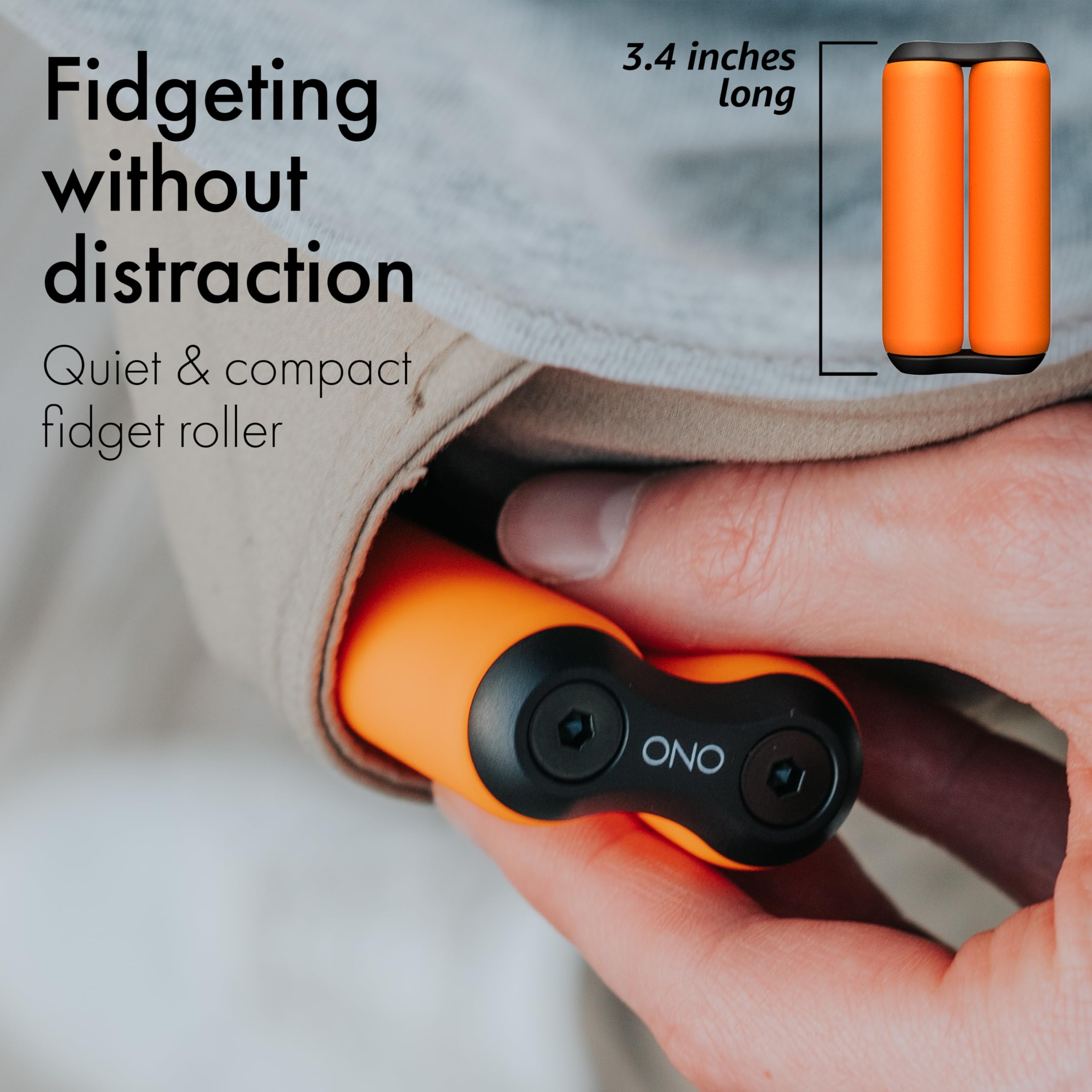 Snapklik.com : ONO Roller - Handheld Fidget Toy For Adults Help Relieve ...