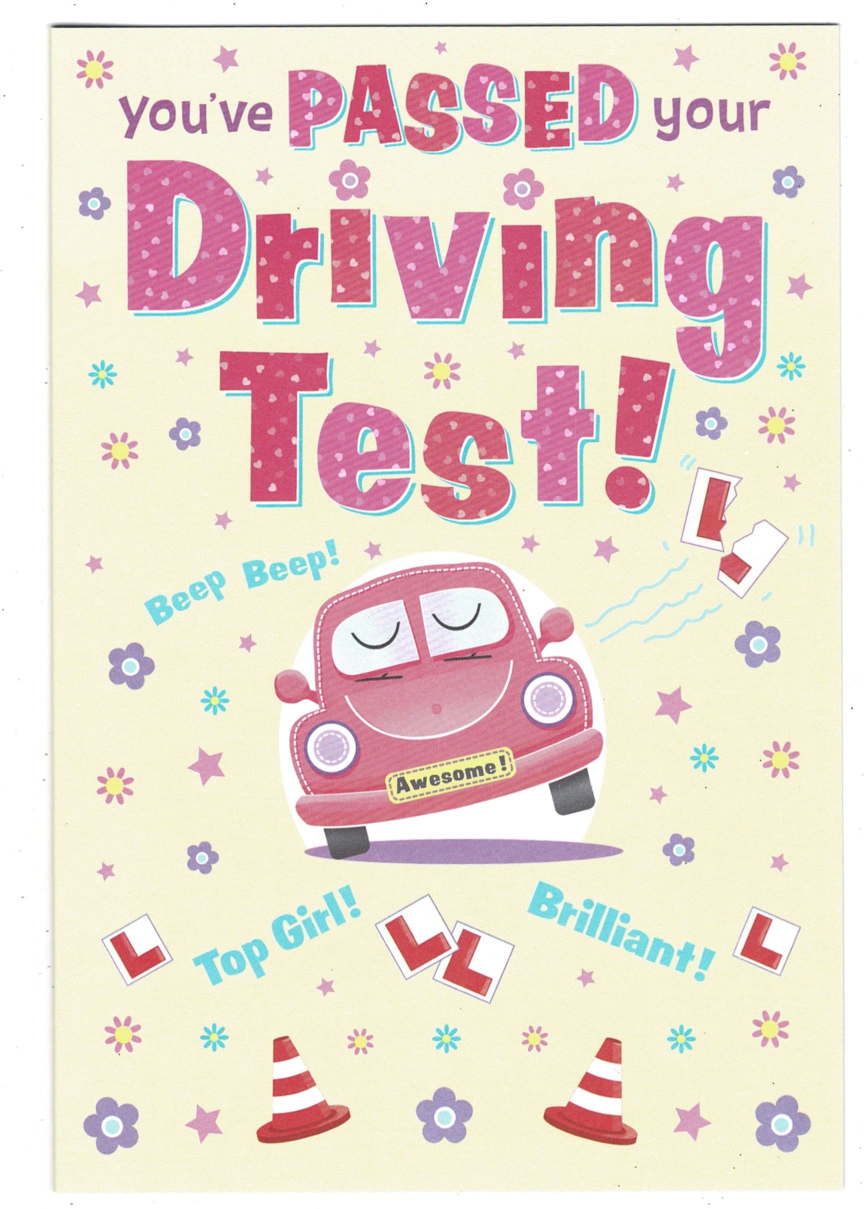 Driving Test Card 'You've Passed Your Driving Test' : Amazon.co.uk ...