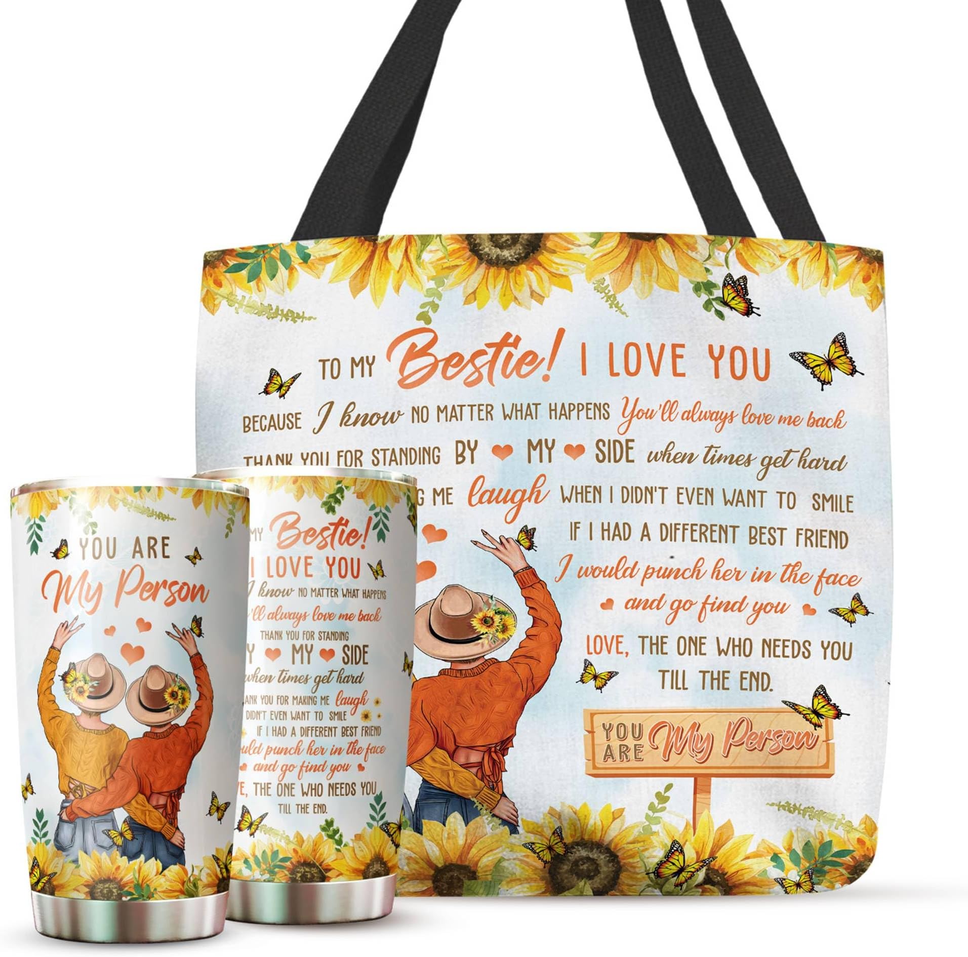 Amazon.com | Kozmoz Inspire Work Bestie Definition 1 Pack Tumbler 20 Oz ...