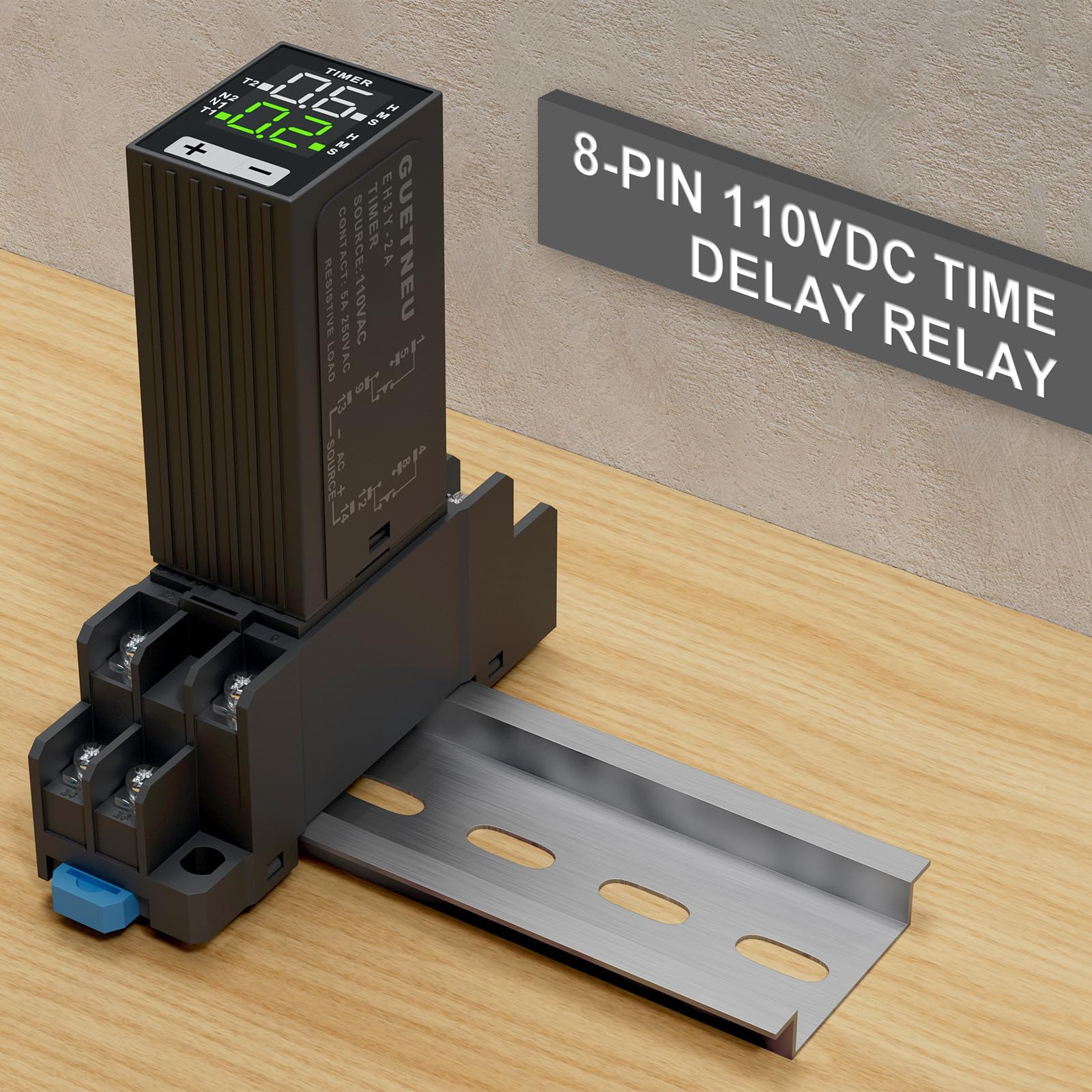 Snapklik.com : GUETNEU LCD Digital Display Time Relay, Time Control ...