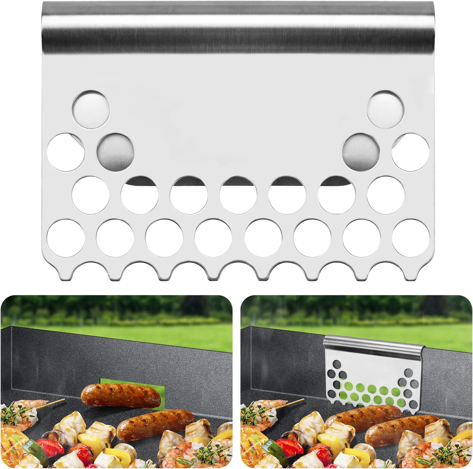 Amazon.com: Salbree Food Fighter Mesh Screen Grease Gate Blocks Food ...