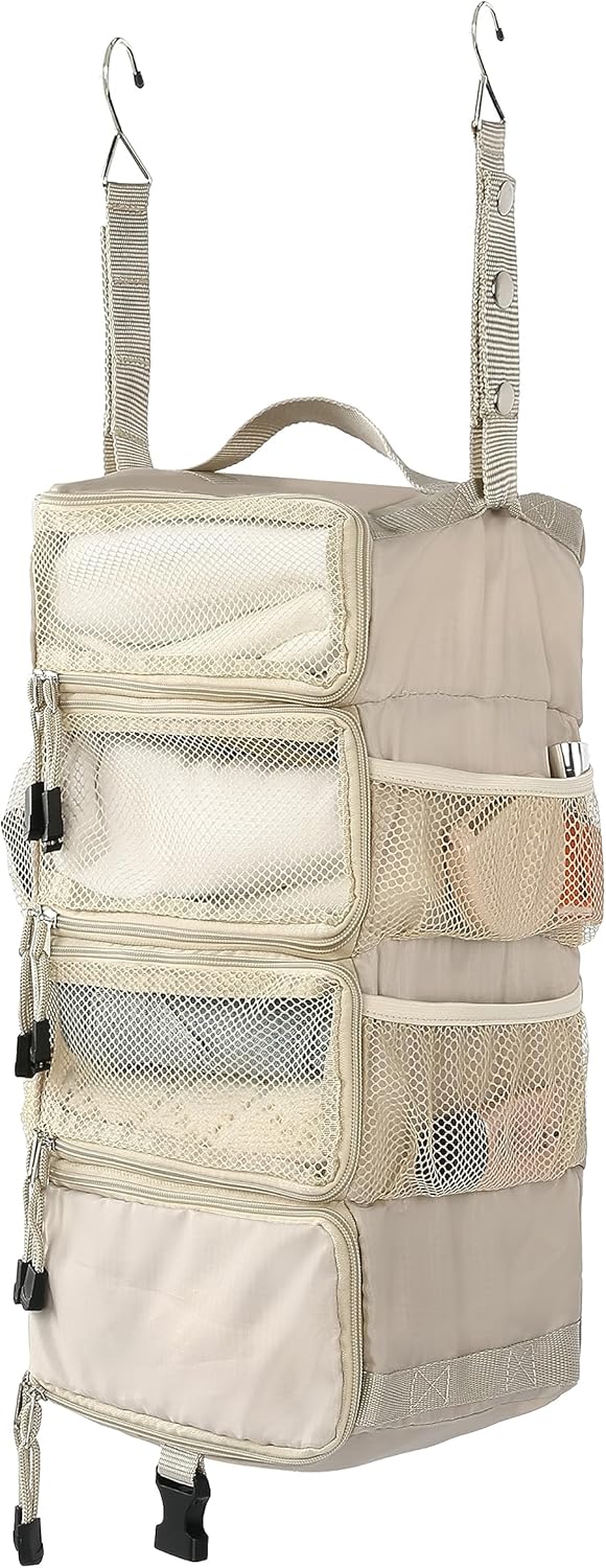 Amazon.com: ELEZAY Hanging Packing Cubes with Compression Capability ...