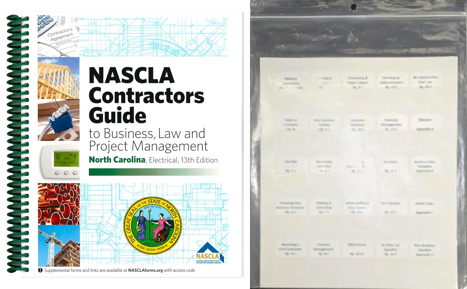 Book and Tabs - NASCLA Contractors Guide to Business, Law and Project ...
