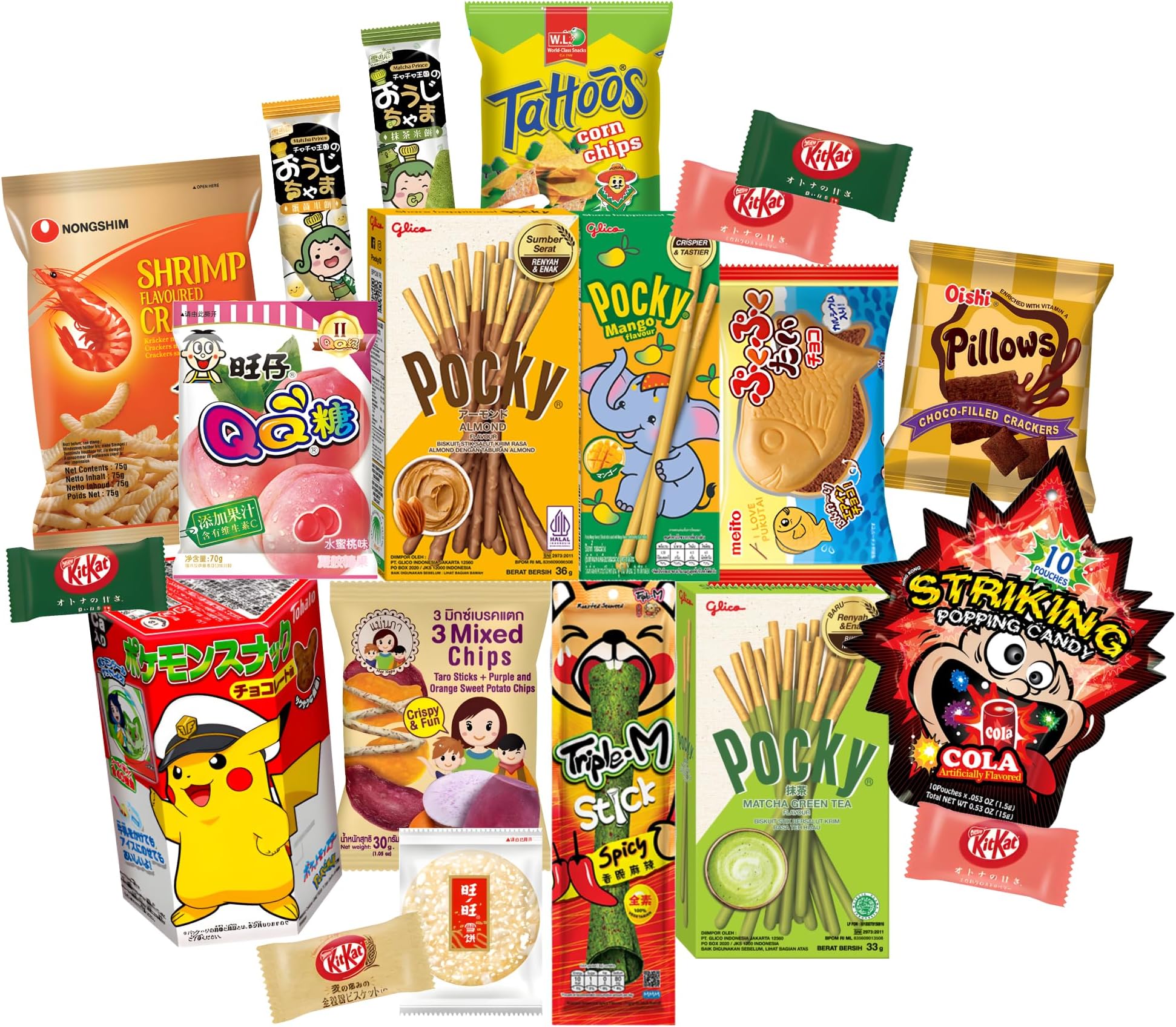 Dalgona-Box mit über 30 koreanischen Süßigkeiten - Ausgewählter Mix aus ...