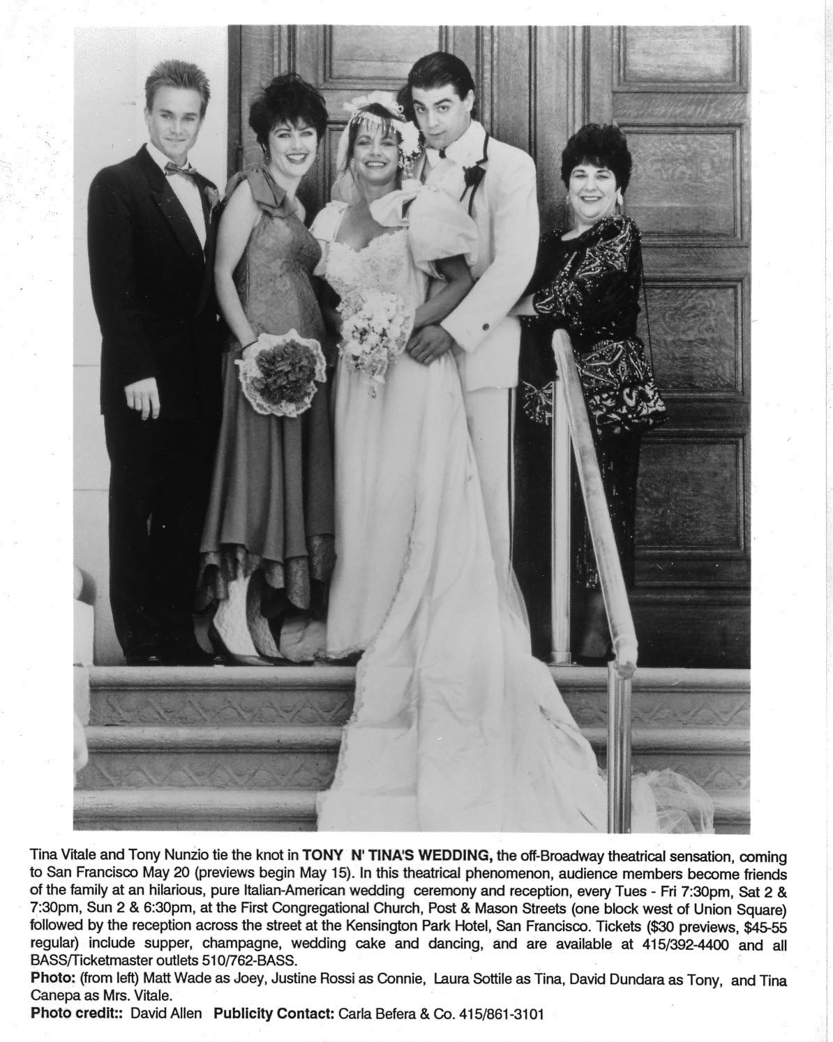 Laura Sottile Tony N' Tina's Wedding original 8x10 Photo H8796 at ...