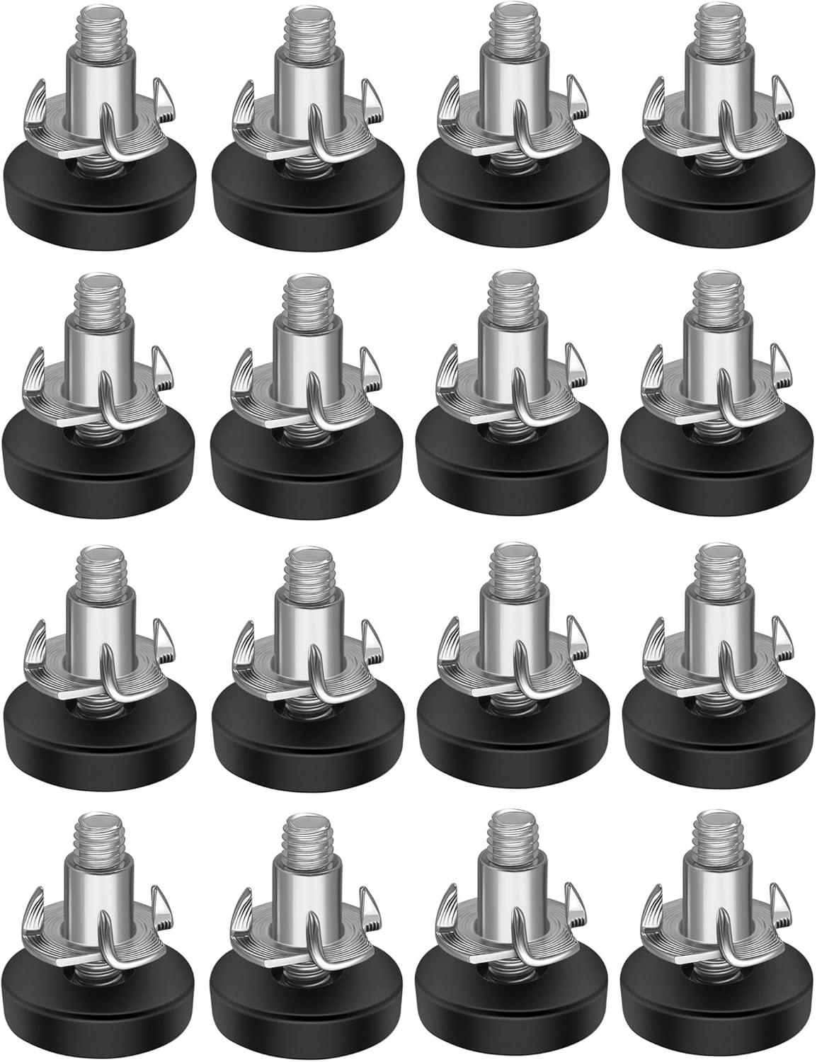 Amazon.com: Adjustable Furniture Leveling Feet, 16 Pack, 1/4” Threaded ...