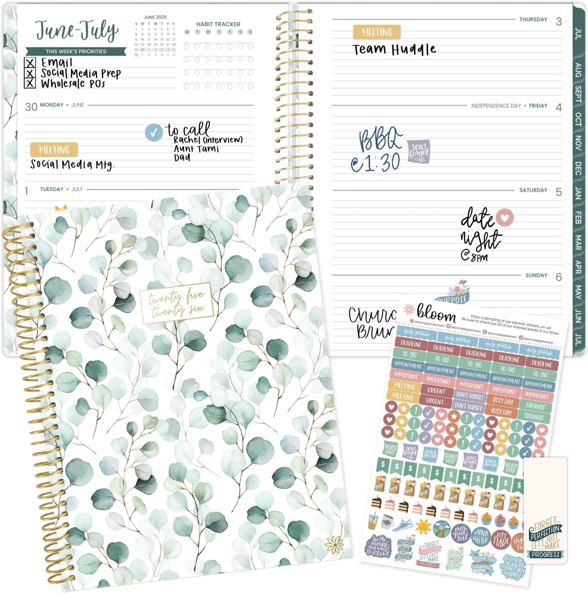 Amazon.com : bloom daily planners 2025-2026 (8.5" x 11") Academic Year ...