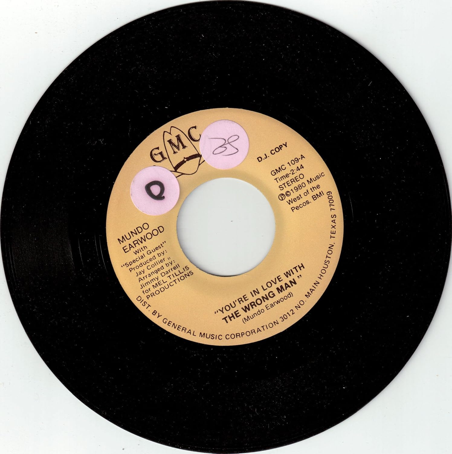 Mundo Earwood - EARWOOD, Mundo / WRONG MAN, (You're In Love With) The ...