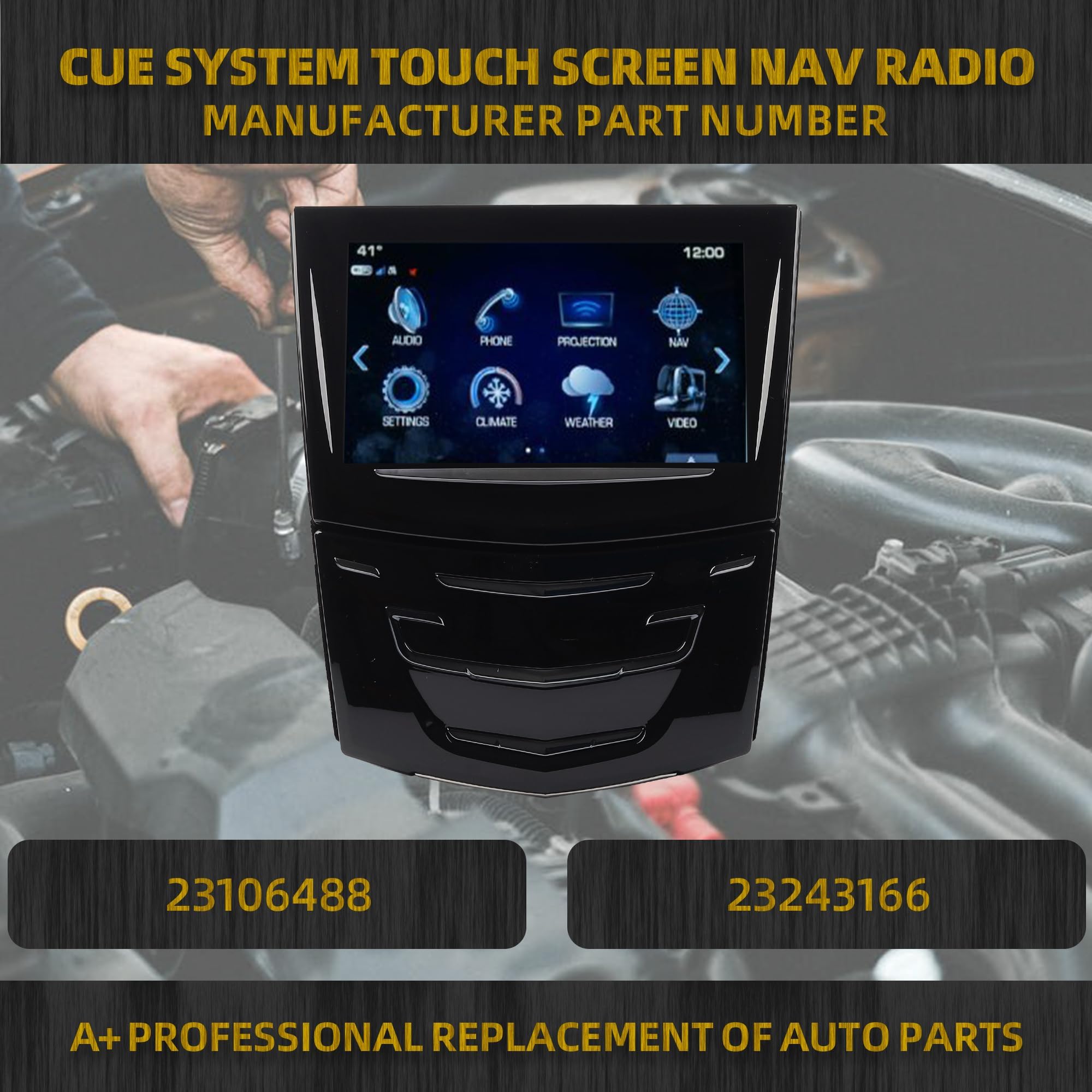 Snapklik.com : Dasbecan Touch Screen Navigation Radio GPS Assembly CUE ...