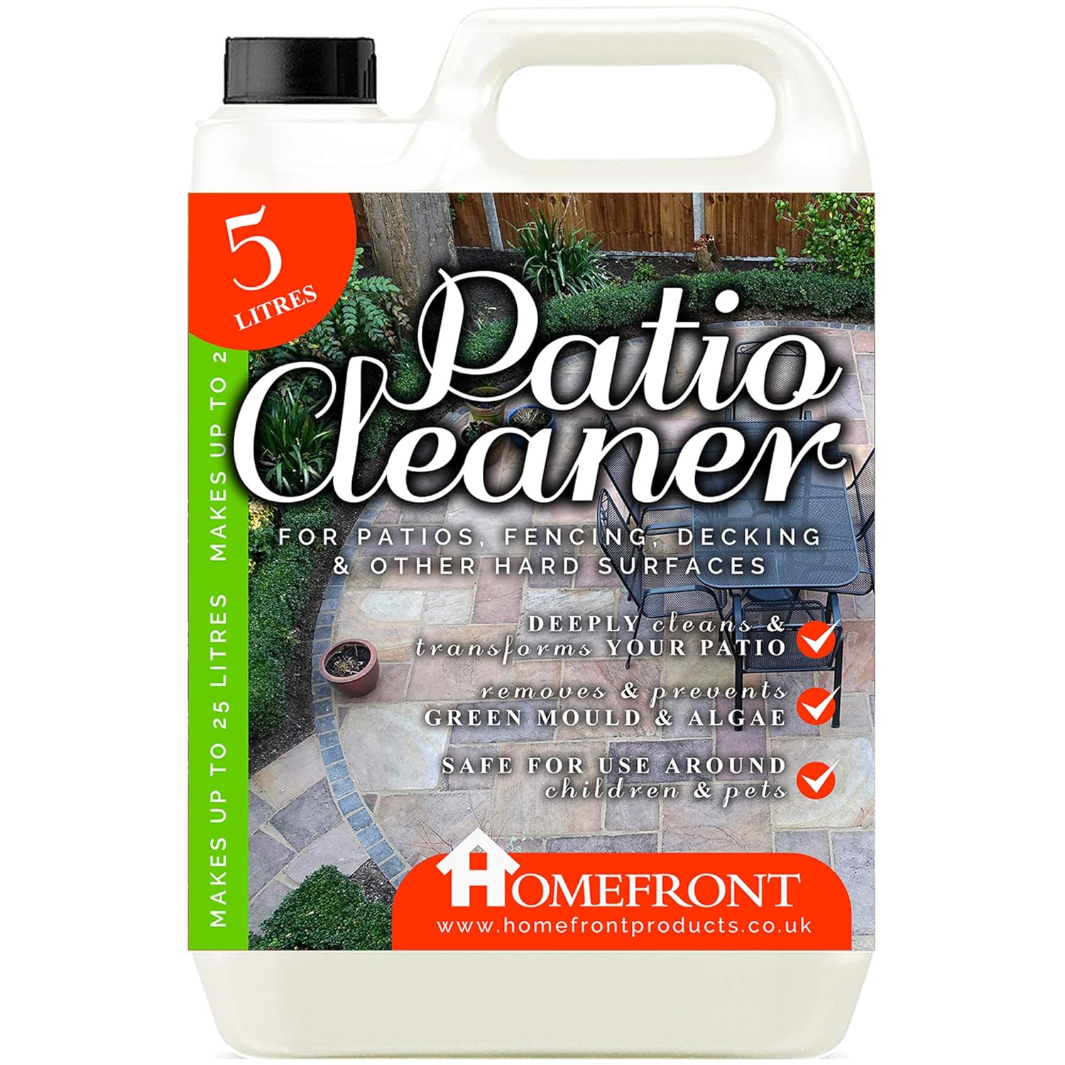 Homefront Patio Cleaner Suitable for all Hard Surfaces Concentrated ...