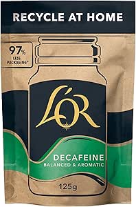 L’OR Decaf Instant Coffee Refill 125G : Amazon.co.uk: Grocery