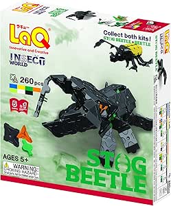 Amazon.co.jp: LaQ Insect world Stag beetle : Toys & Games