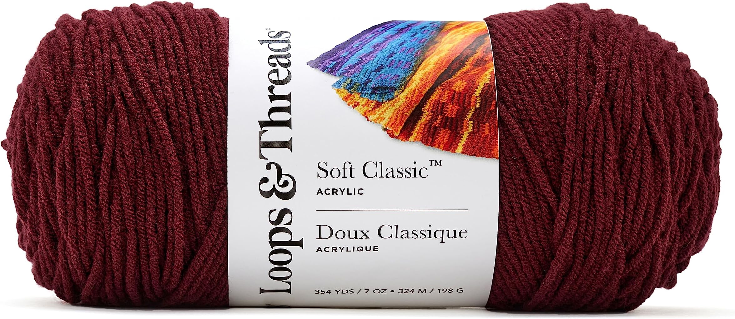 Amazon.com: MICHAELS Bulk 12 Pack: Soft Classic™ Solid Yarn by Loops & Threads®
