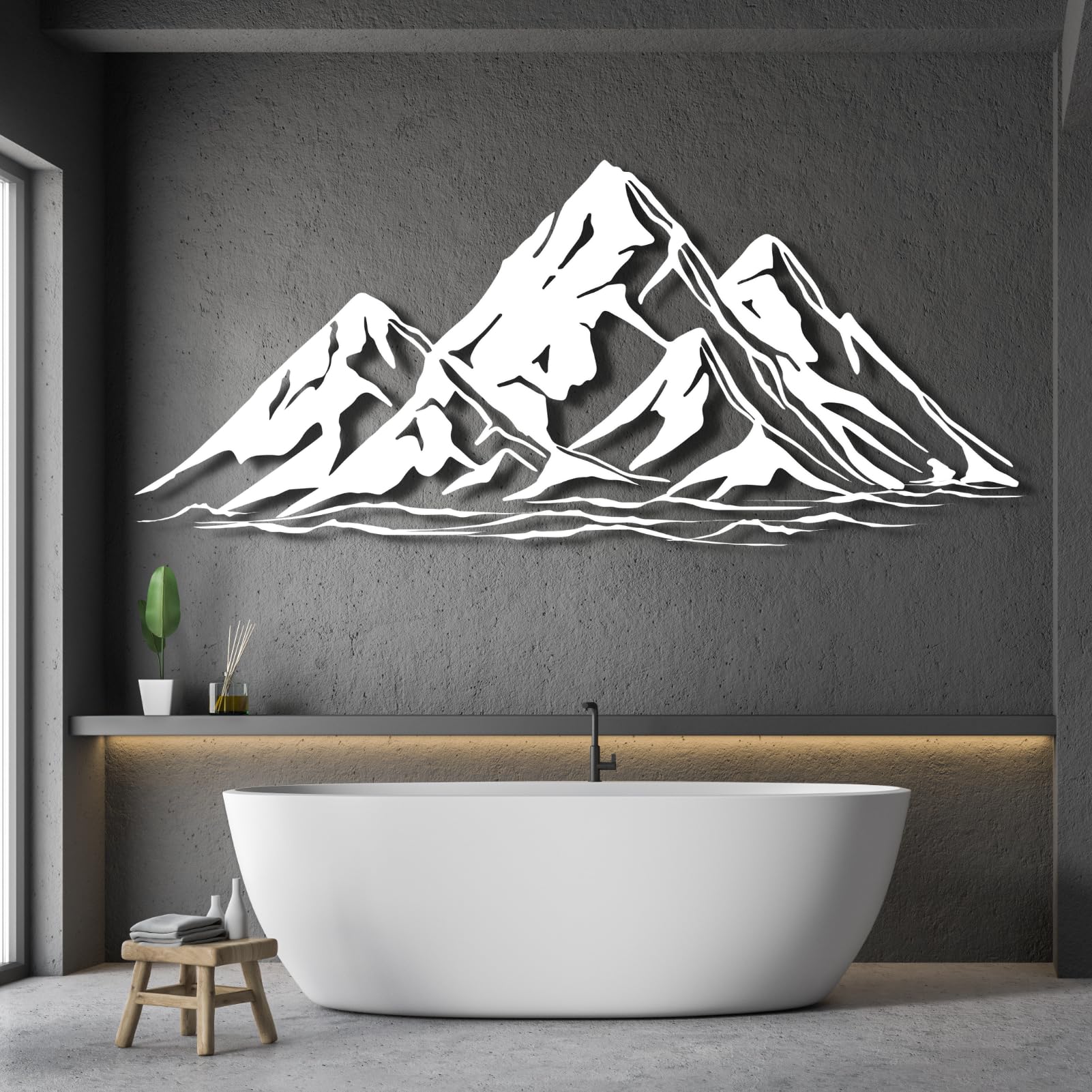 Amazon.com: Metal Mountain Wall Art, Mountain Wall Art, Metal Wall ...