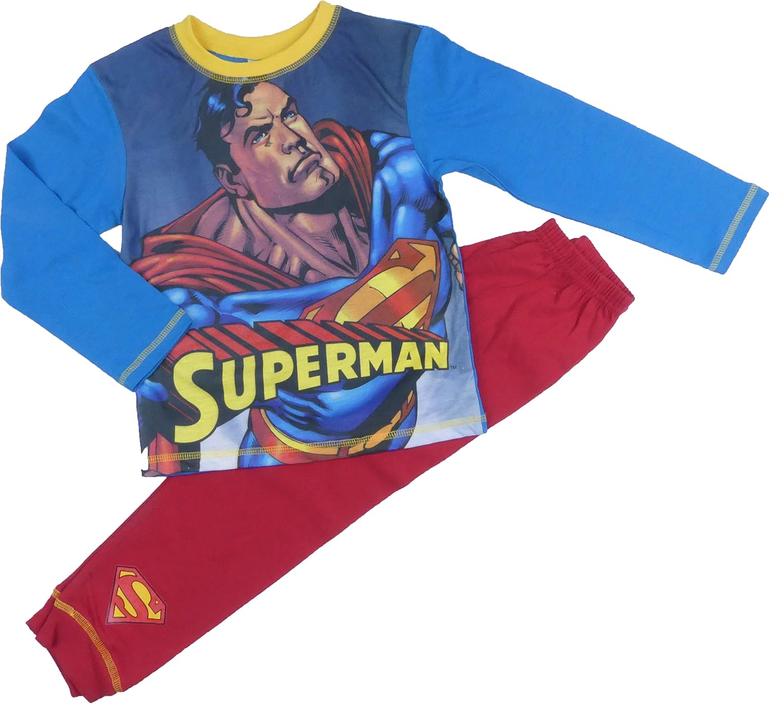 Boys Superhero Pyjama Set Comic Characters Marvel and DC Heros (4-5 ...