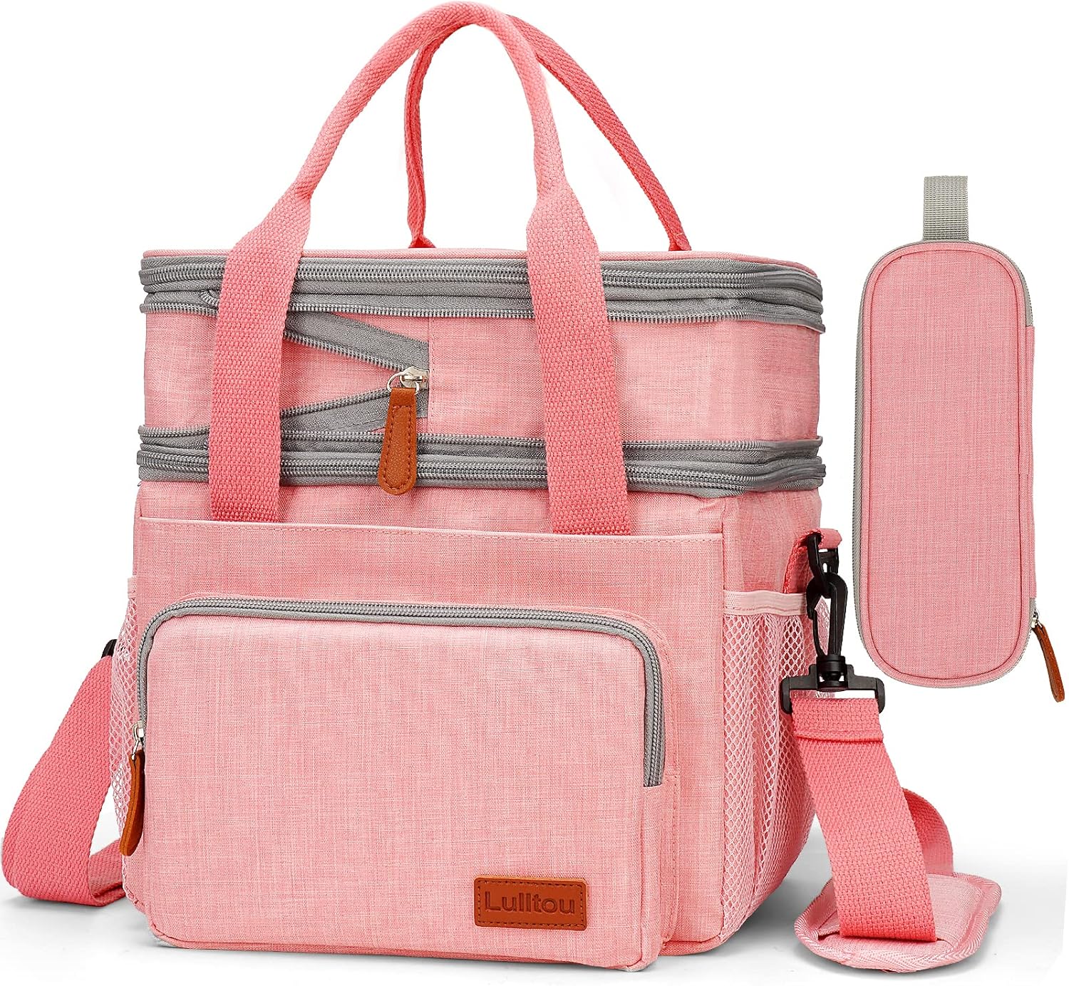 Amazon.com: Insulated Lunch Bag for Women Men, Expandable Dual ...