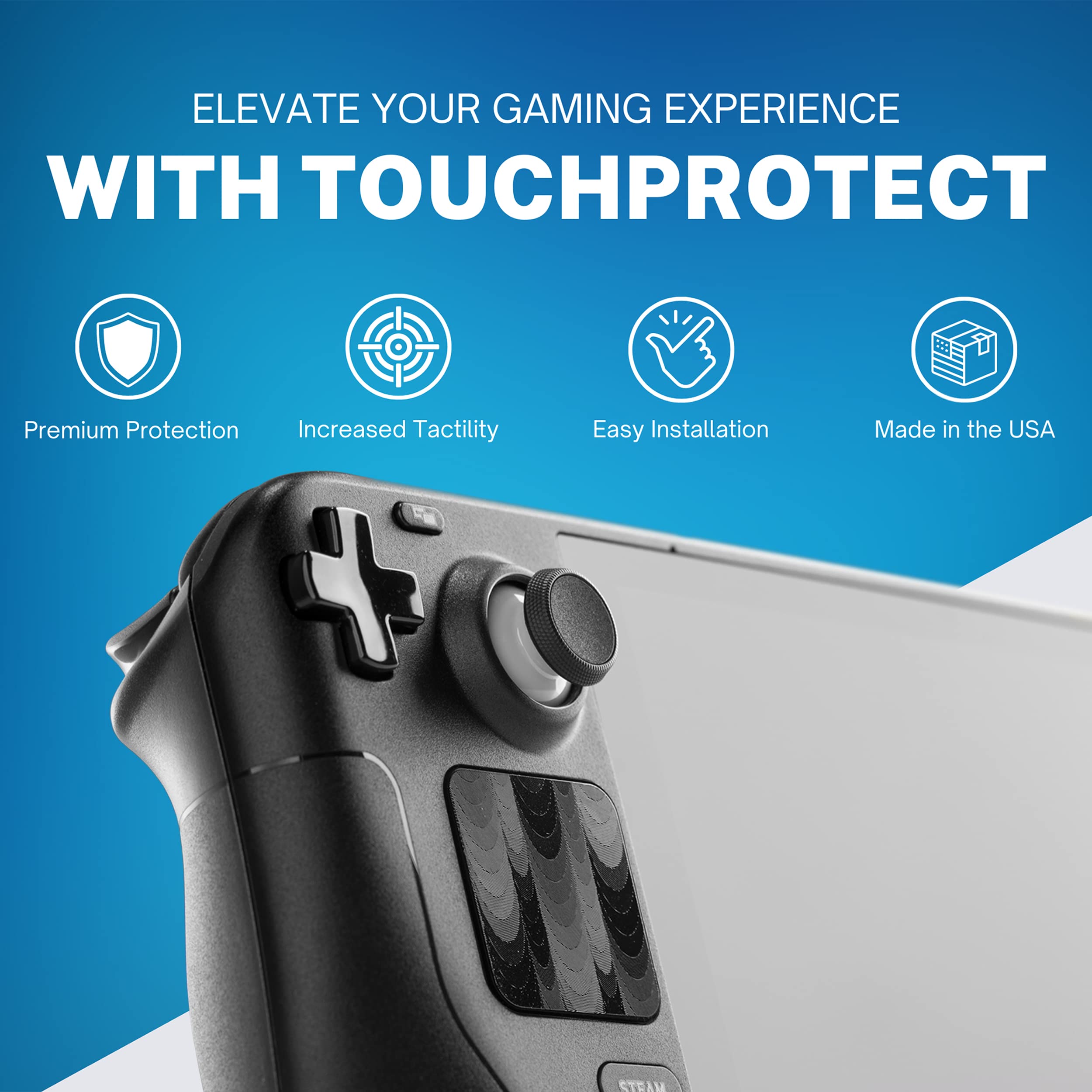Snapklik.com : Steam Deck OLED Compatible Accesory TouchProtect Skin To ...