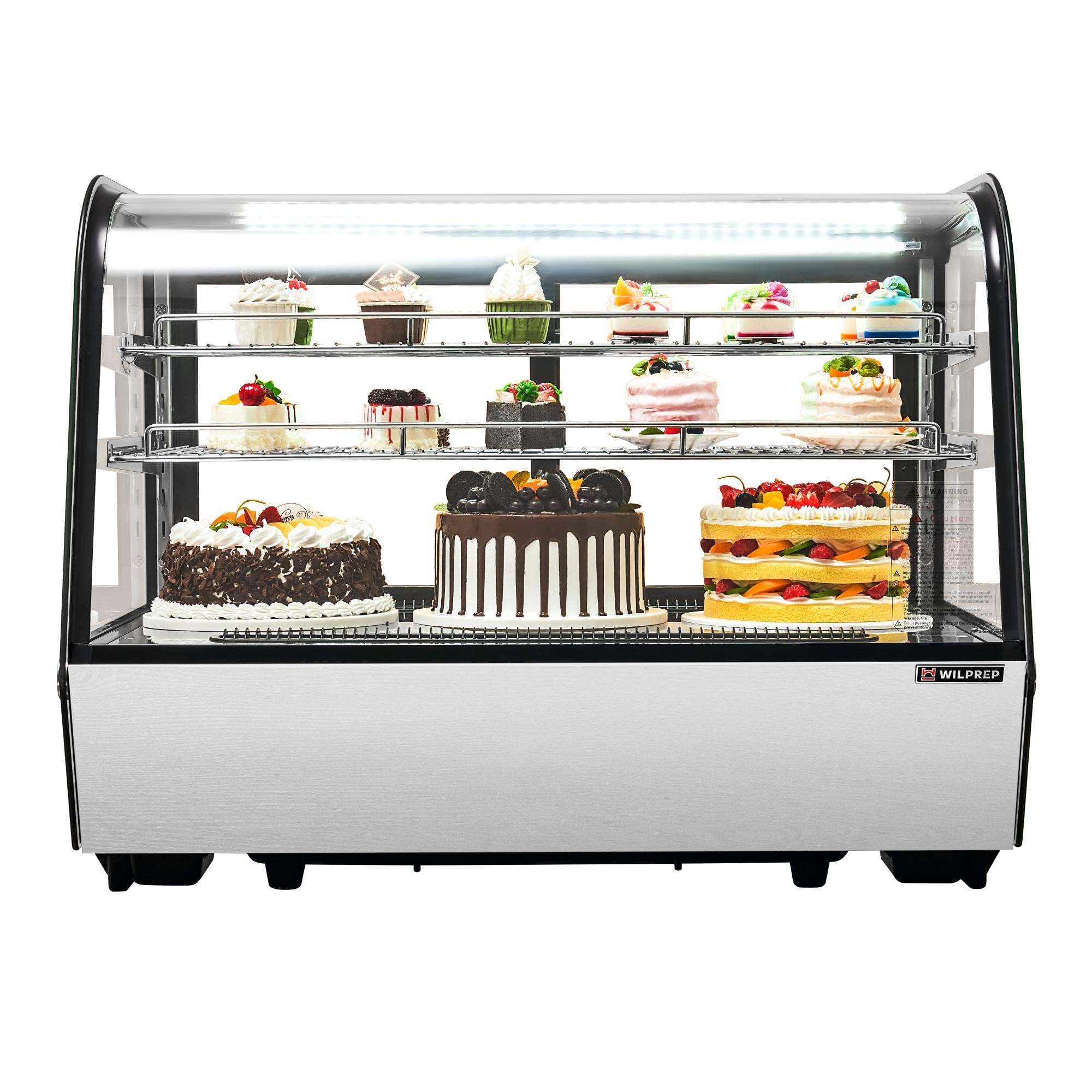 Amazon.com: WILPREP 5.1 Cu.Ft Refrigerated Display Case, 35" Commercial ...