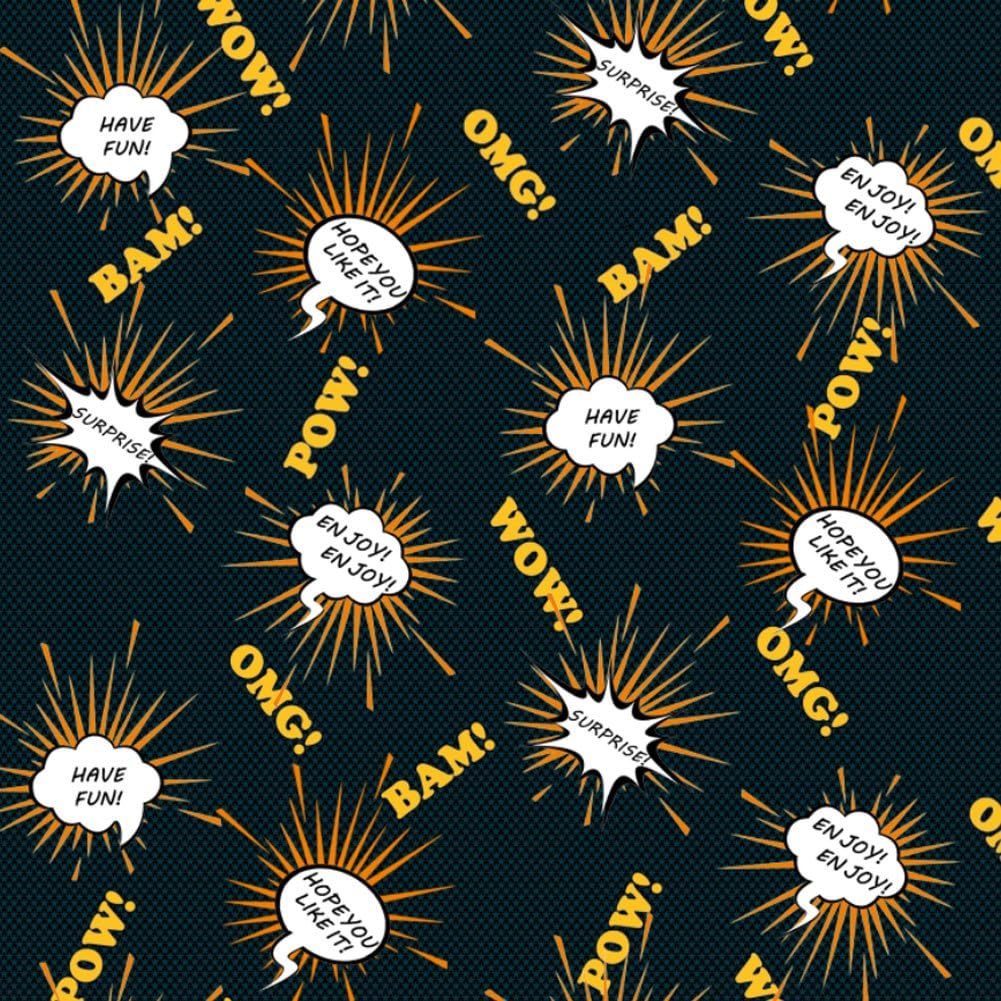 Amazon.com: Best Wrapping Paper Tricky Words Wrapping Paper 15SQFT ...