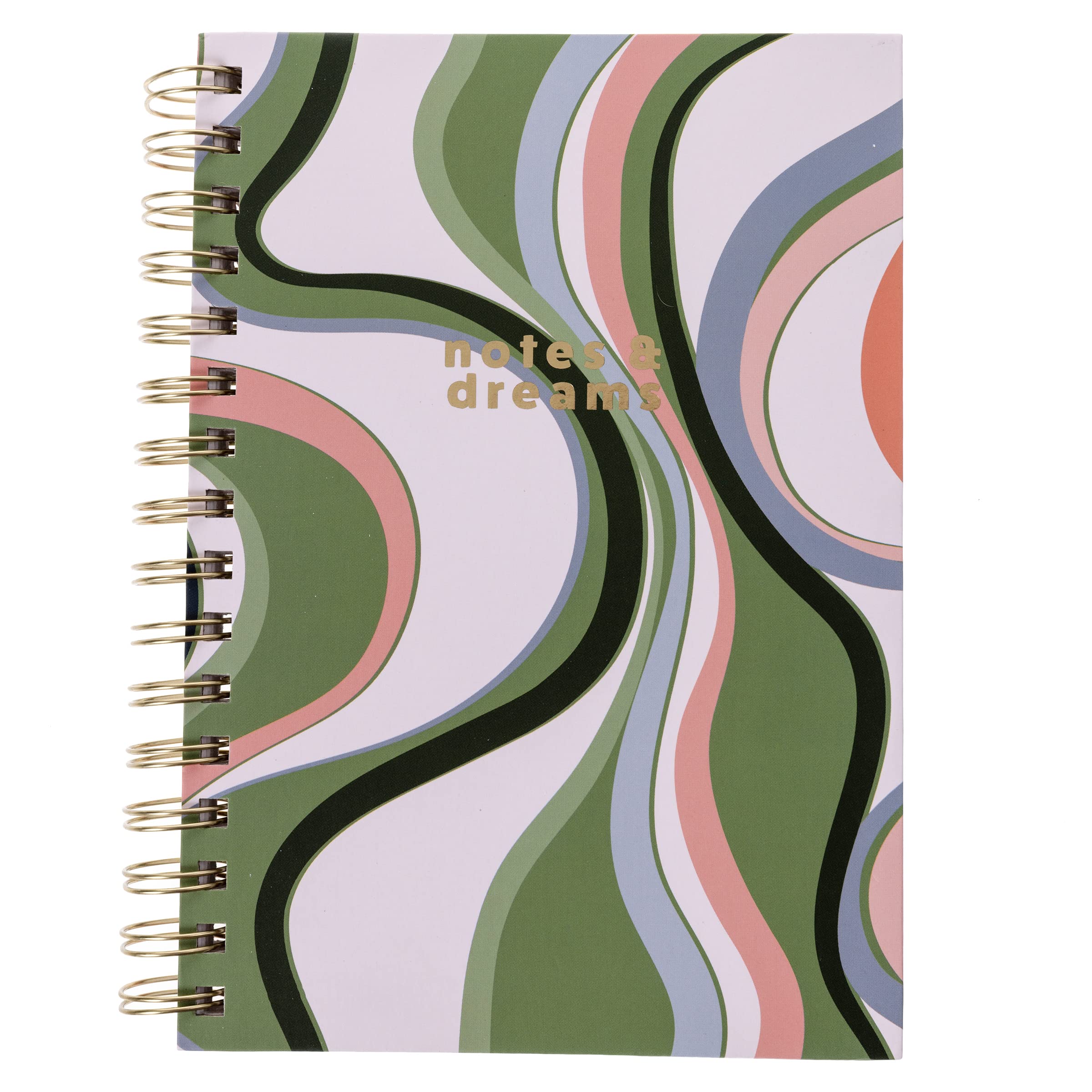 Amazon.com : Graphique Hardbound Spiral Journal | Groovy Notes Design ...