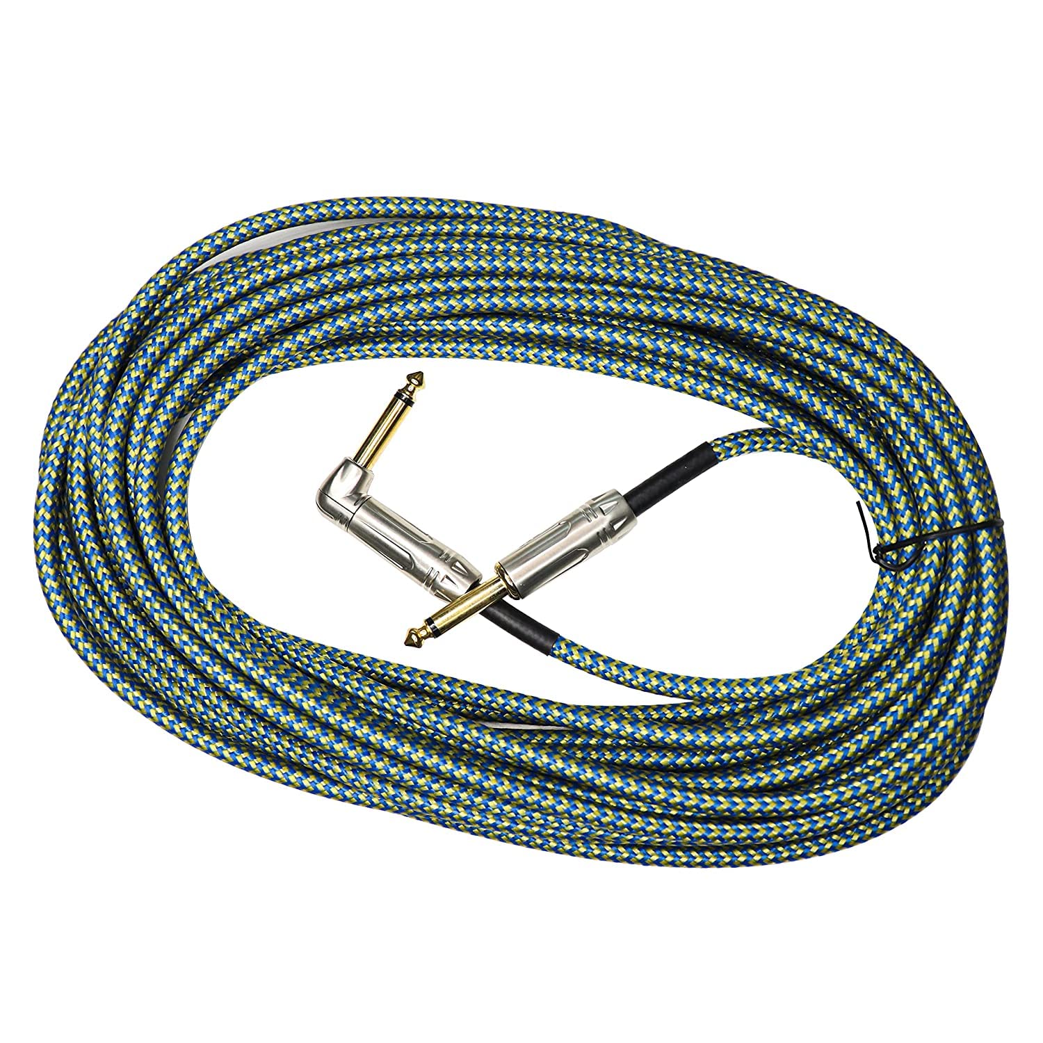 Electronic Spices 10m Right Angle to Straight Instrument Cable, Nickel ...