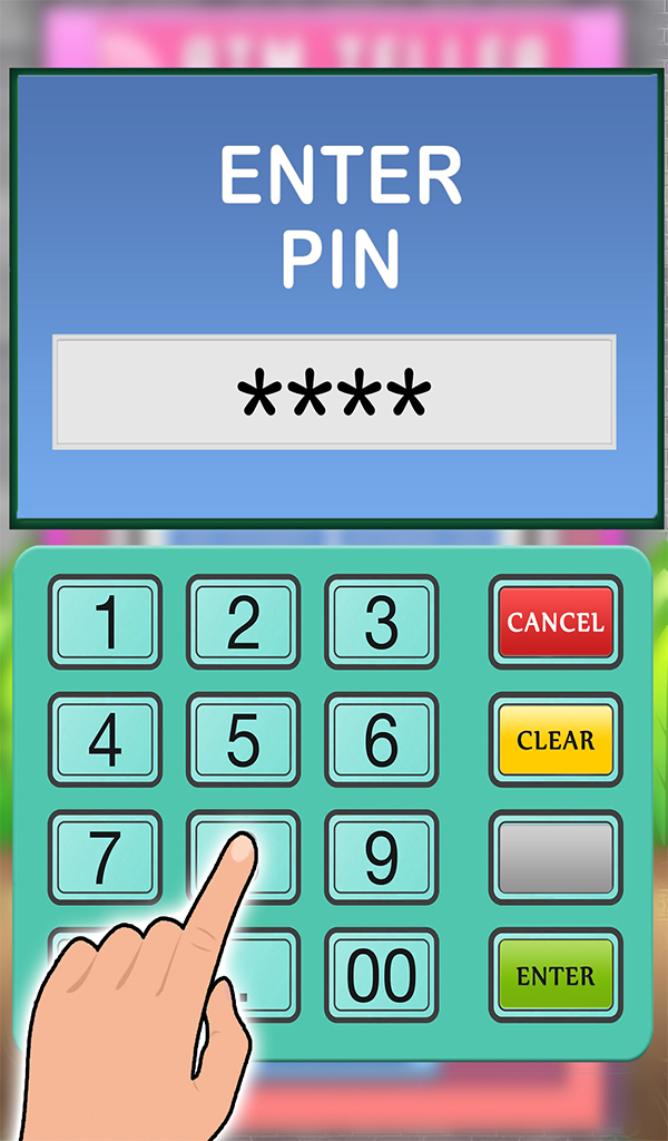 ATM Simulator Virtual Bank Cashier Free Kids Game - App on the Amazon ...