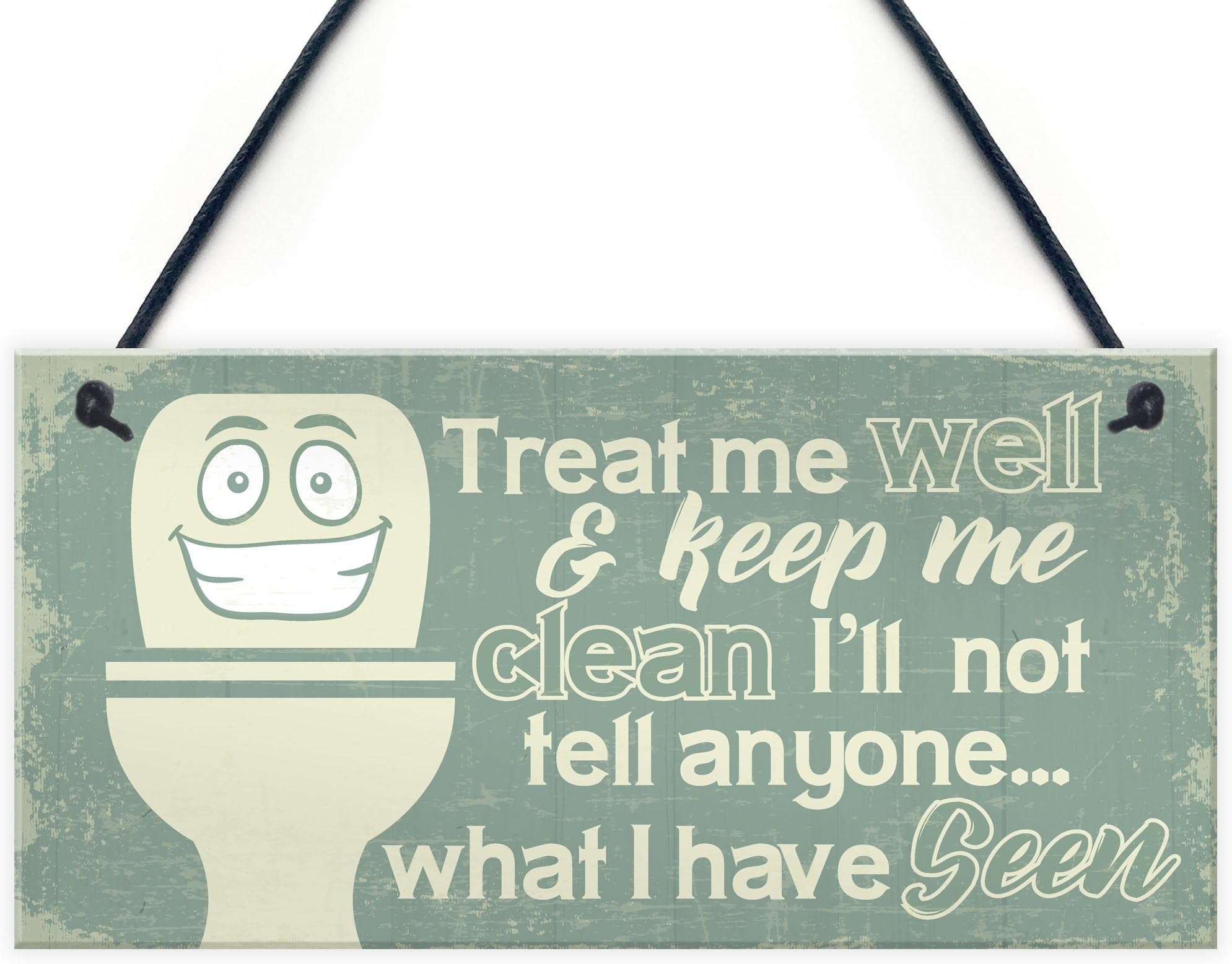The Loo Sign - Lovely Bunting Design Toilet, Bathroom, WC Wooden Sign ...