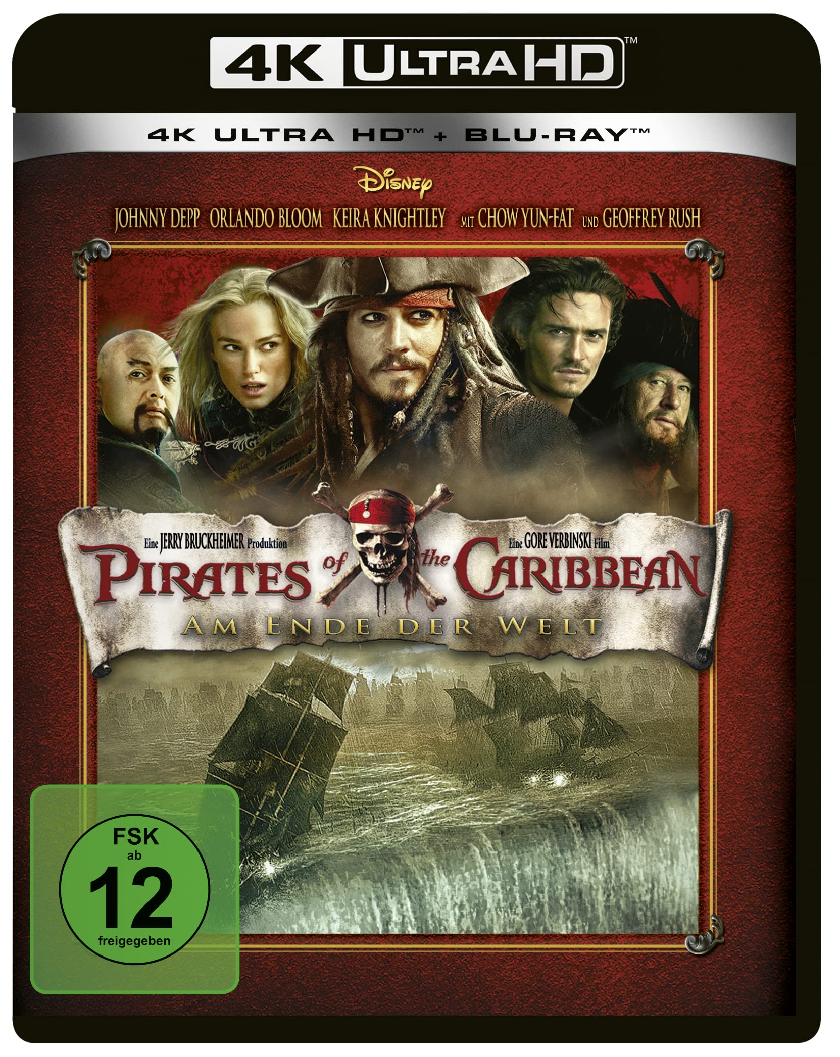 Pirates of The Caribbean-am Ende der Welt Uhd BL [Blu-Ray] [Import ...