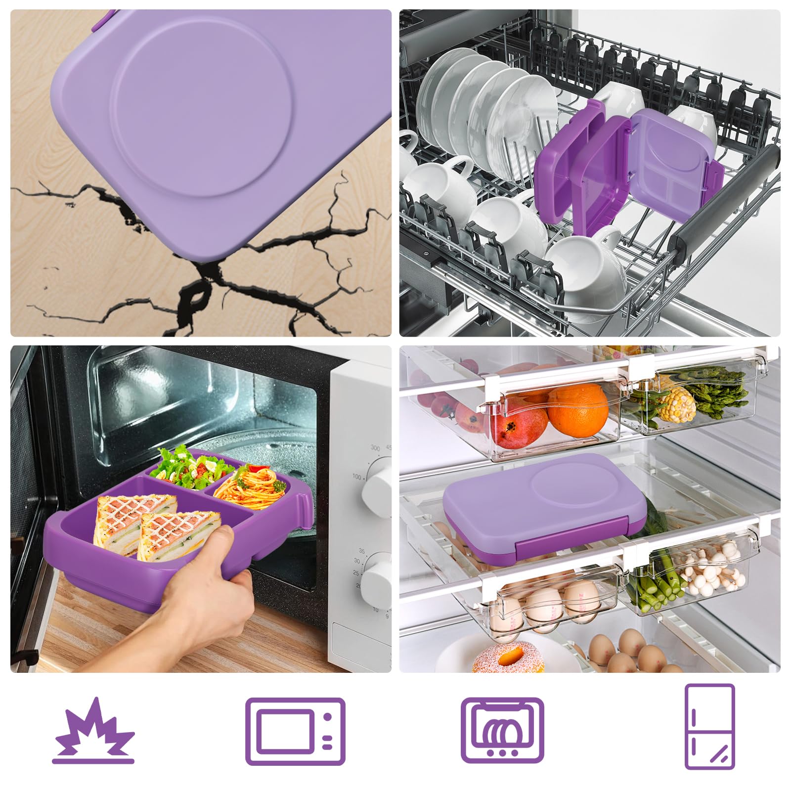 Snapklik.com : MAISON HUIS Chill Bento Lunch Box For Kids Adult