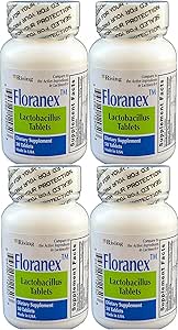 Amazon.com: Floranex Probiotic 2 Million CFU, Lactobacillus Acidophilus ...